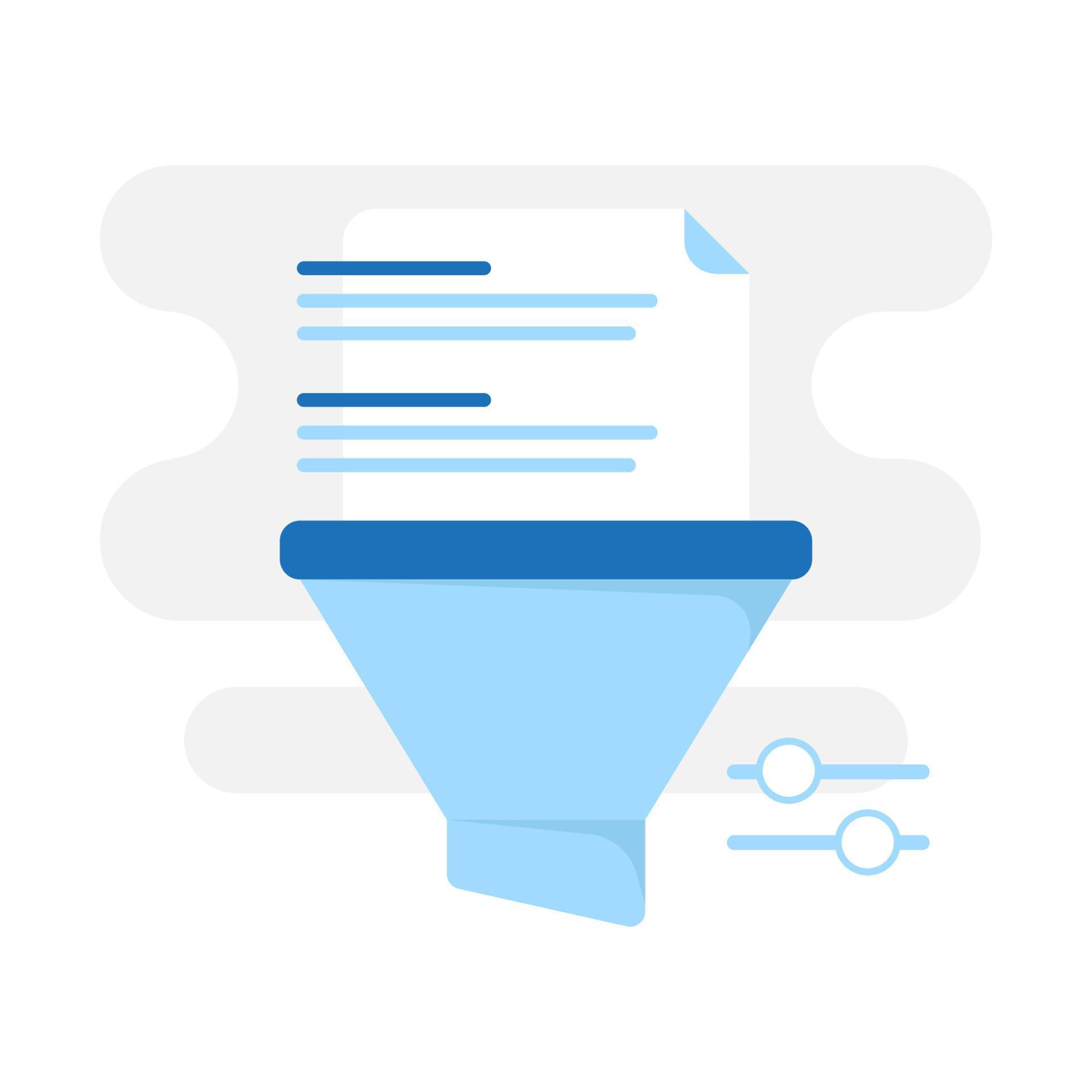 sort data, information filtering system concept illustration flat ...