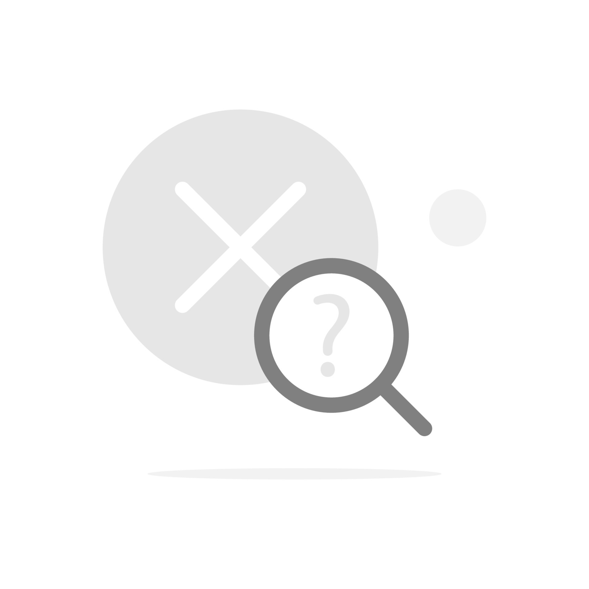 magnifying glass with cross mark, search no result found concept ... magnifying glass with cross mark, search no result found concept ...