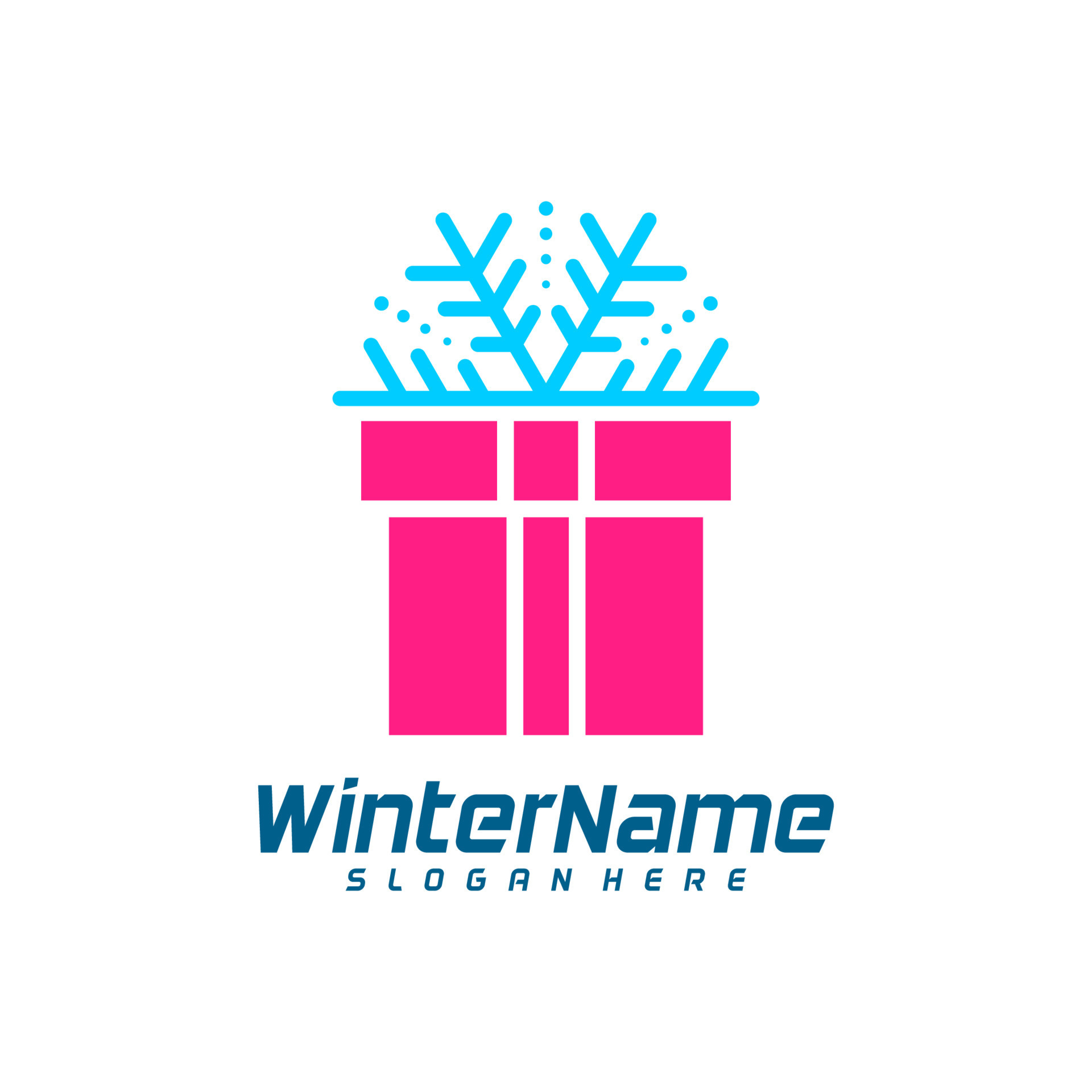Winter Gift Logo Template Gift Winter Logo Design Vector 14906006 winter-gift-logo-template-gift-winter-logo-design-vector-14906006