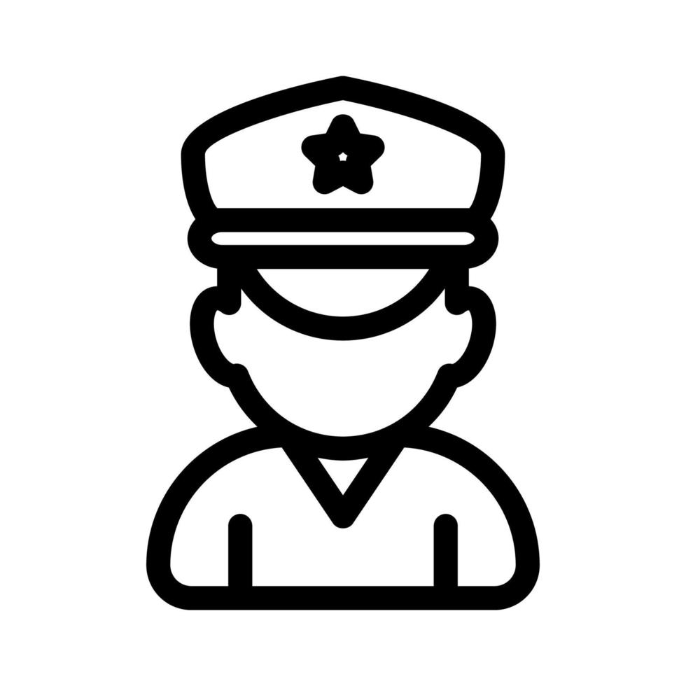 Police outline icon. Law enforcement officer symbol.Police icon design suitable for your website ...
