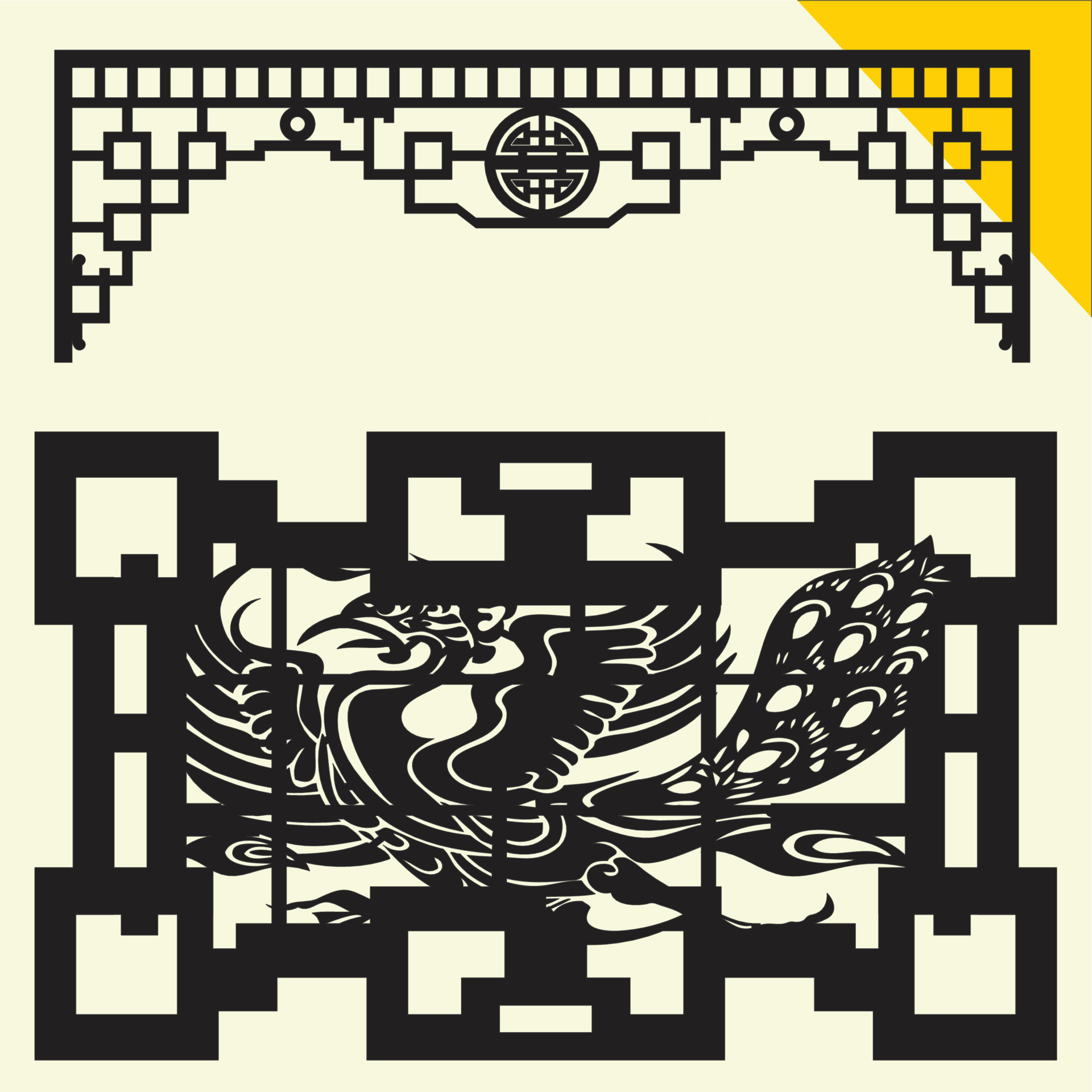 Jali Design For Graphic And Cnc Router Geometric Laser Cutting Vector Pattern 14915518 Vector