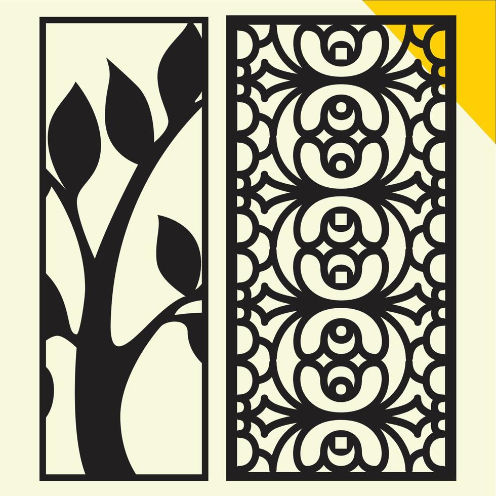 Jali Design For Graphic And Cnc Router Geometric Laser Cutting Vector