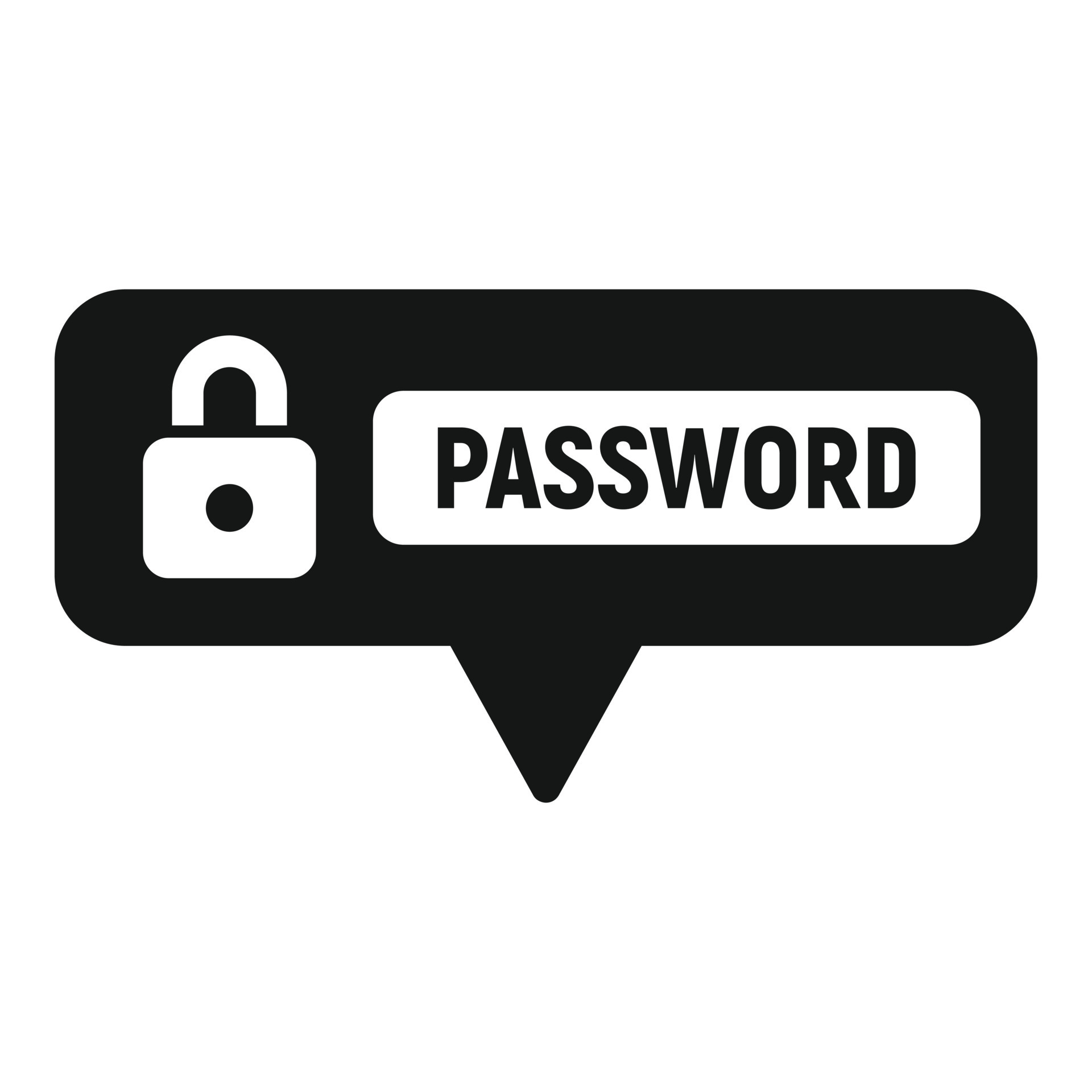 Password Security Icon Simple Vector Security Cyber 14916925 Vector