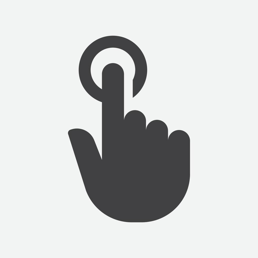 Clicking finger flat icon, hand pointer vector, hand pointer cursor ... Clicking finger flat icon, hand pointer vector, hand pointer cursor ...