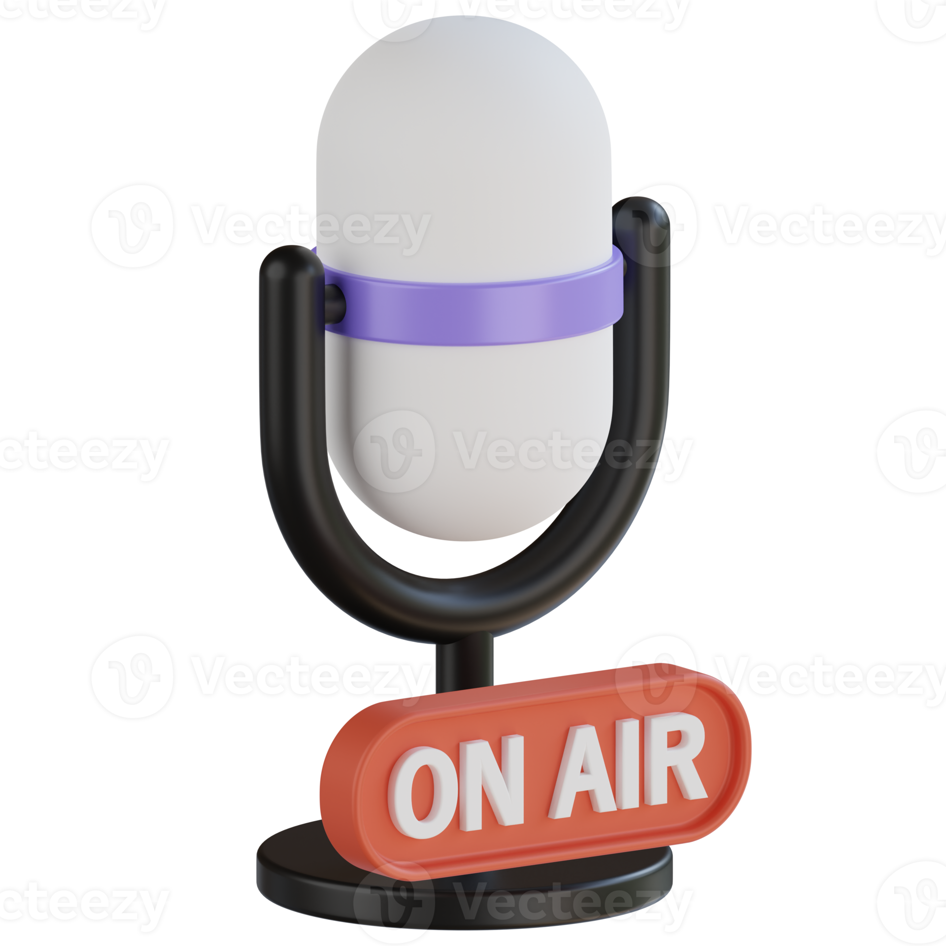 On Air 3D Render Icon 14919406 PNG