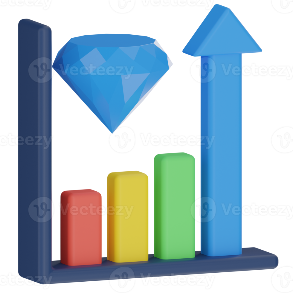 Premium Growth 3D Render Icon 14919677 PNG Premium Growth 3D Render Icon 14919677 PNG