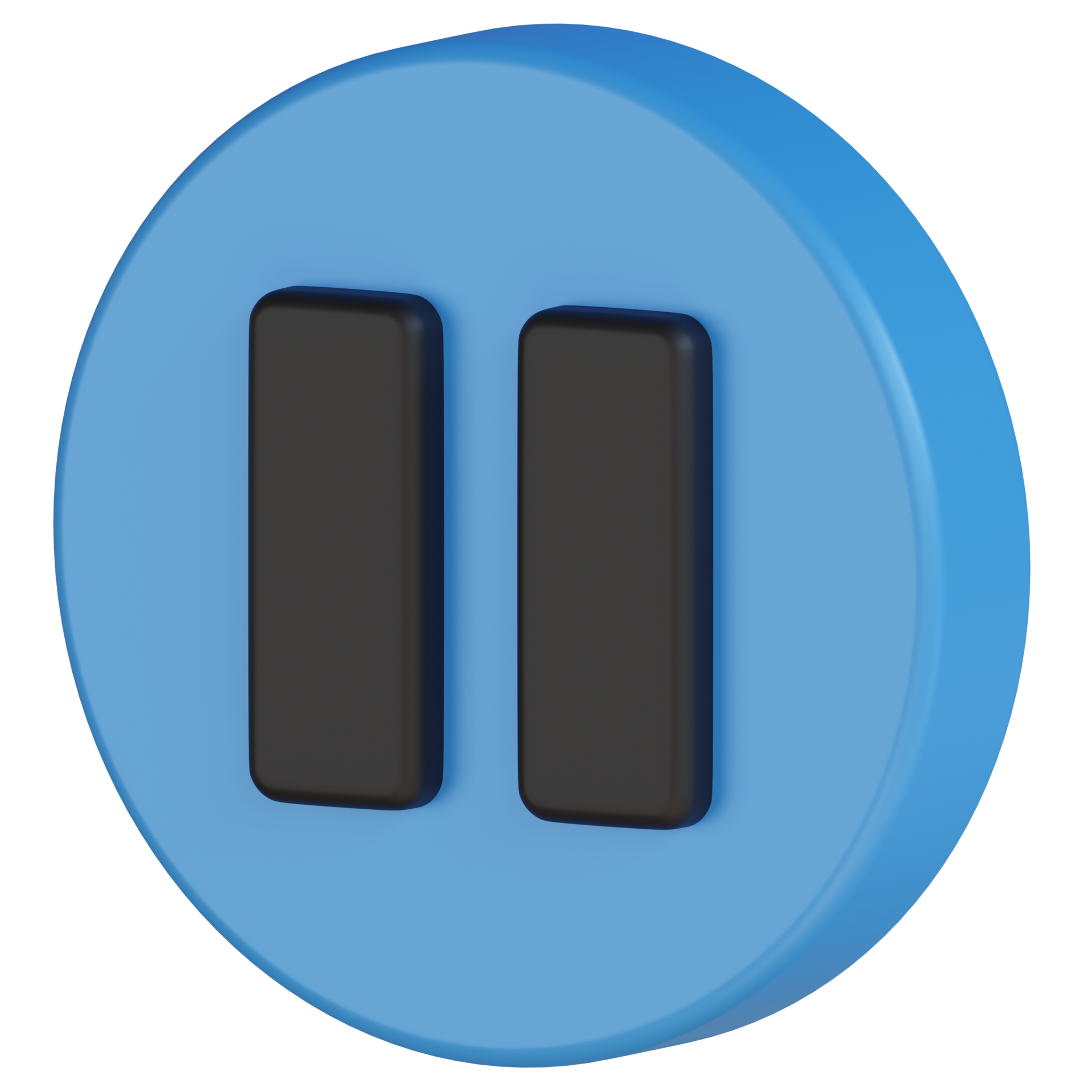Pause Button 3D Render Icon 14919728 PNG Pause Button 3D Render Icon 14919728 PNG