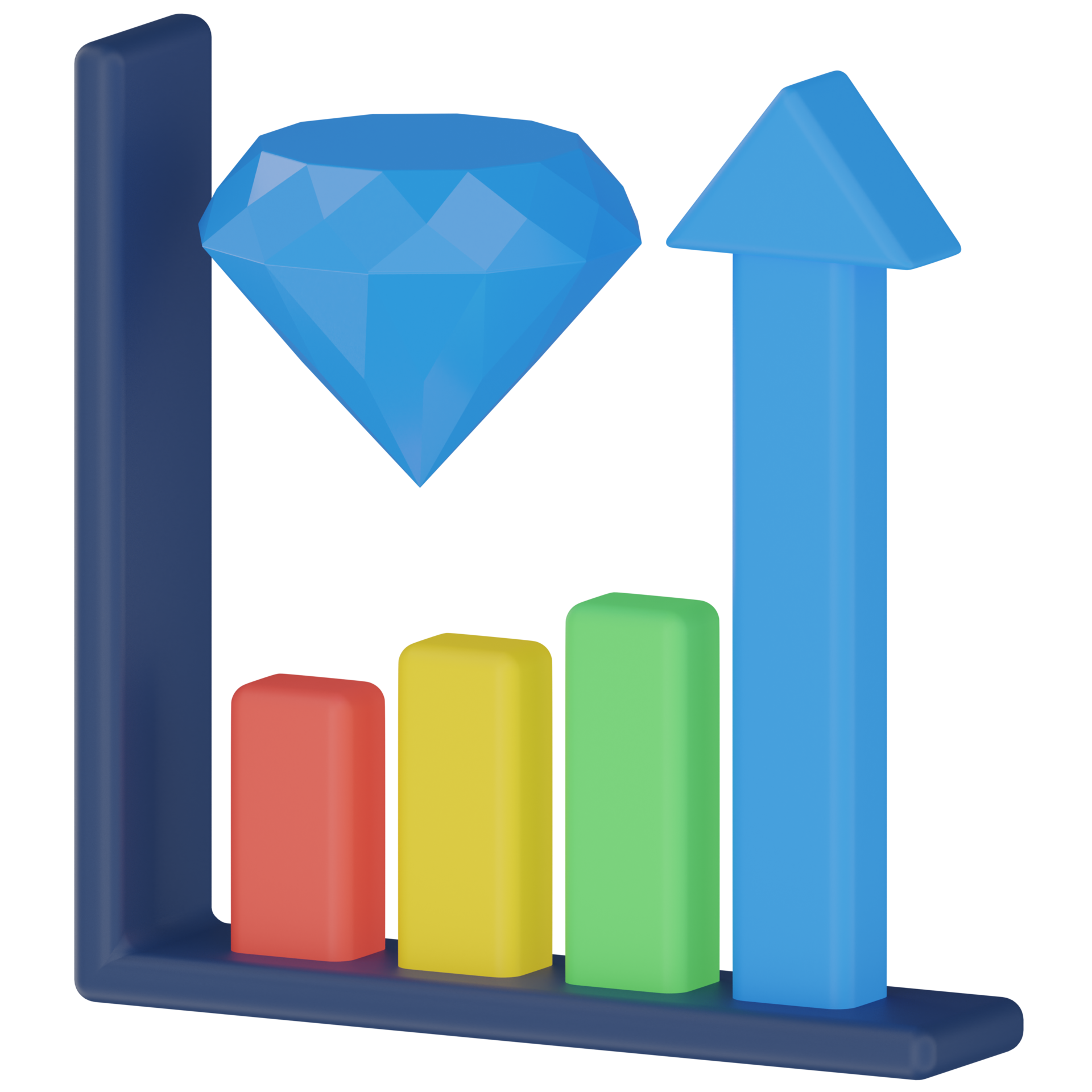 Premium Growth 3D Render Icon 14919770 PNG Premium Growth 3D Render Icon 14919770 PNG