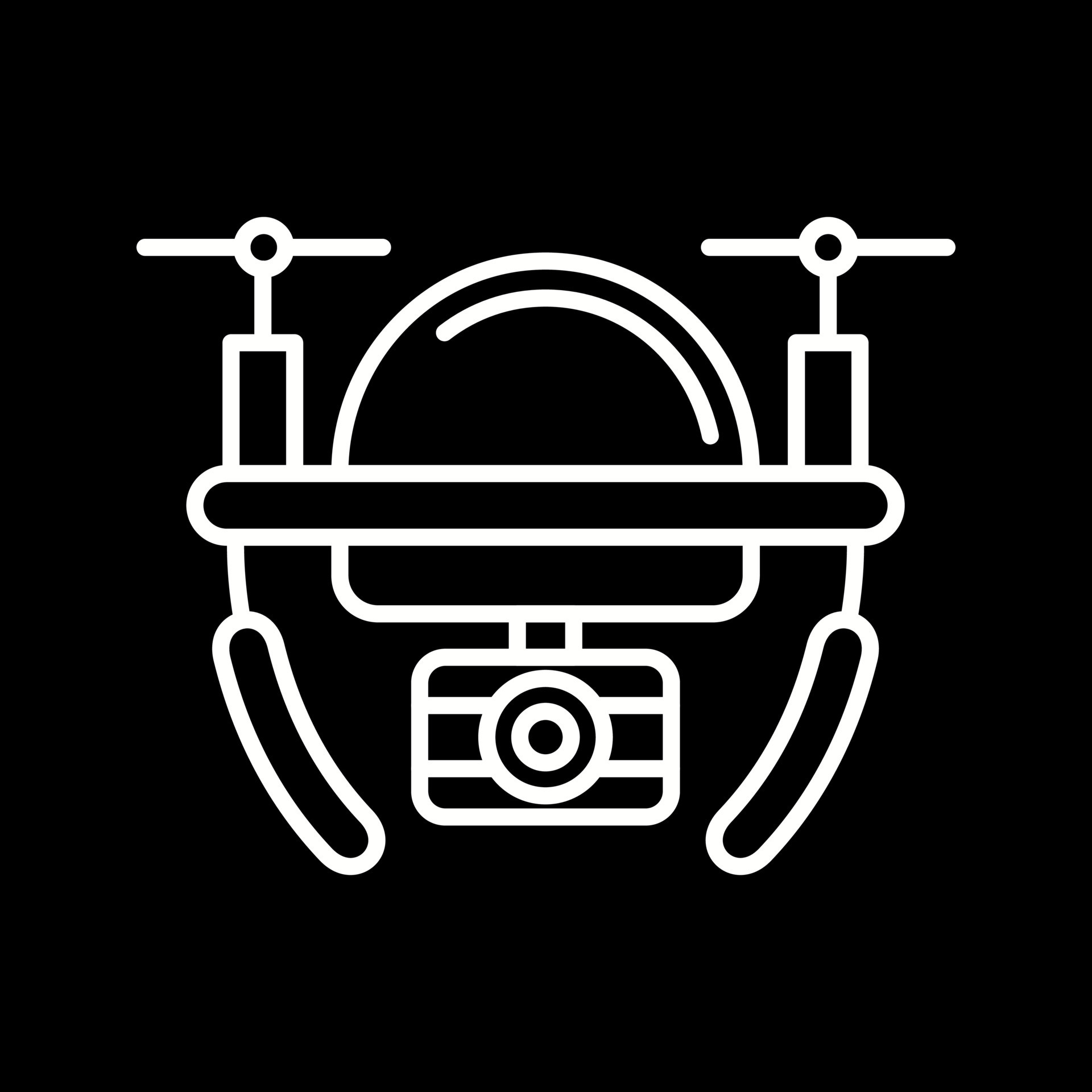 Camera Drone Vector Icon 14920782 Vector Art At Vecteezy