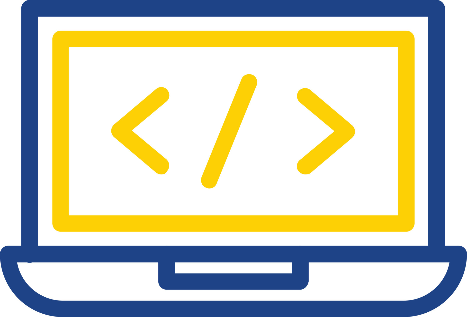 Laptop Code Vector Icon Design 14921641 Vector Art at Vecteezy