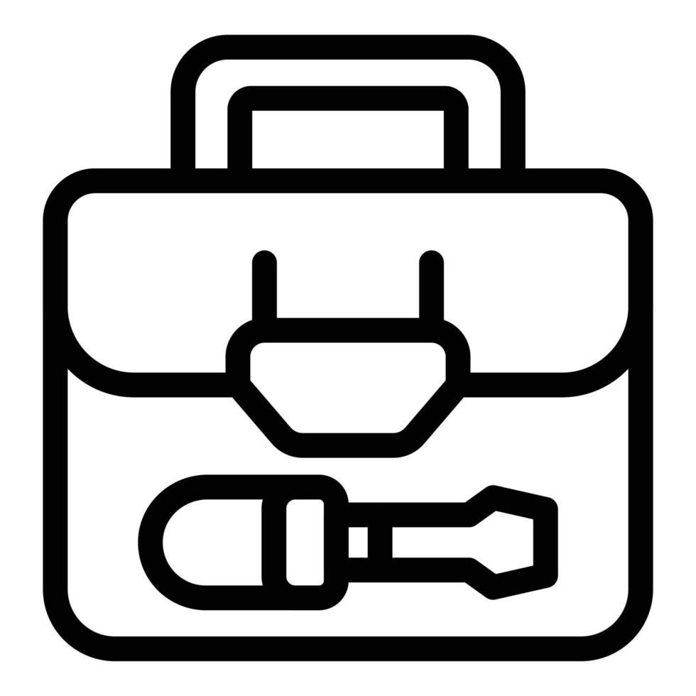 Craft toolbox icon outline vector. Tool box 14923902 Vector Art at Vecteezy