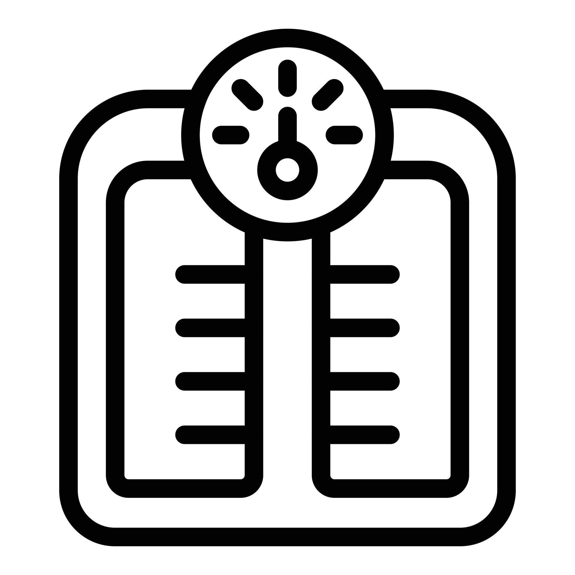 Fitness Scales Icon Outline Vector Care Info 14923991 Vector Art At