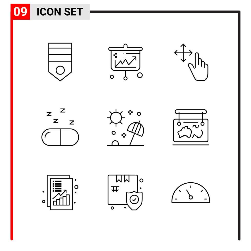 9 General Icons For Website Design Print And Mobile Apps 9 Outline