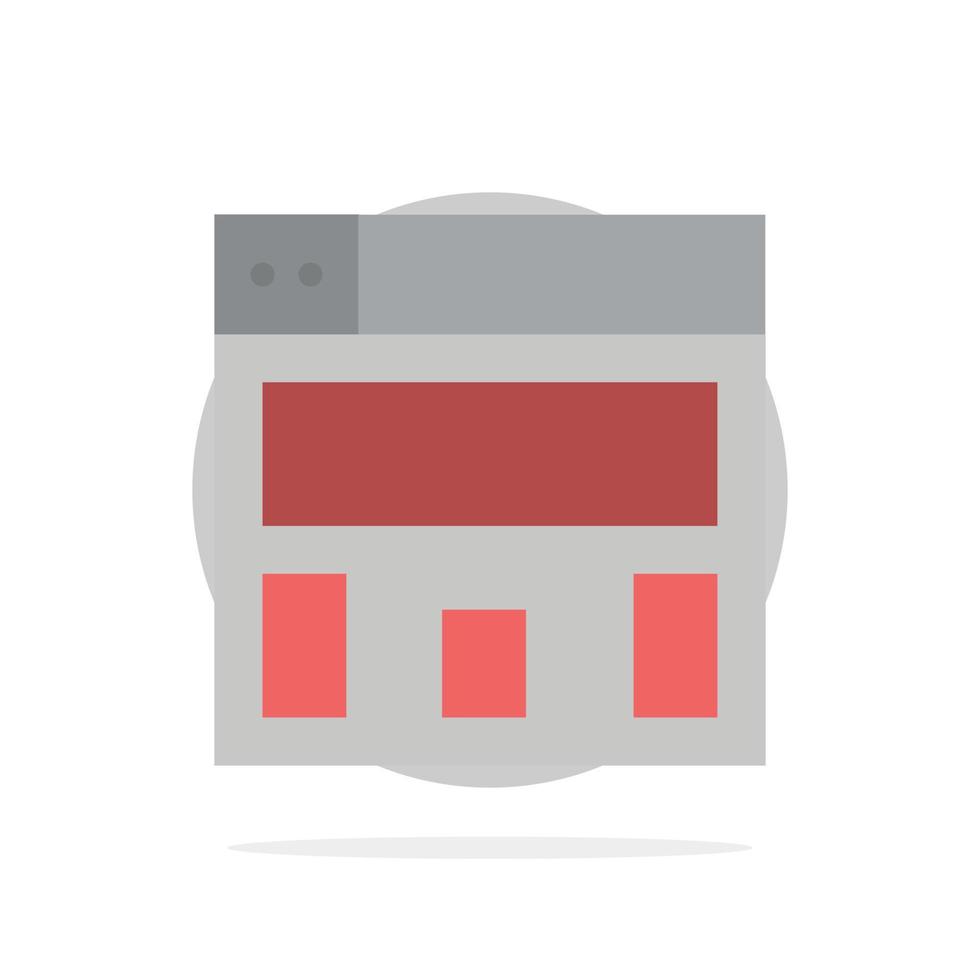 Graphics Design Layout Abstract Circle Background Flat color Icon ...