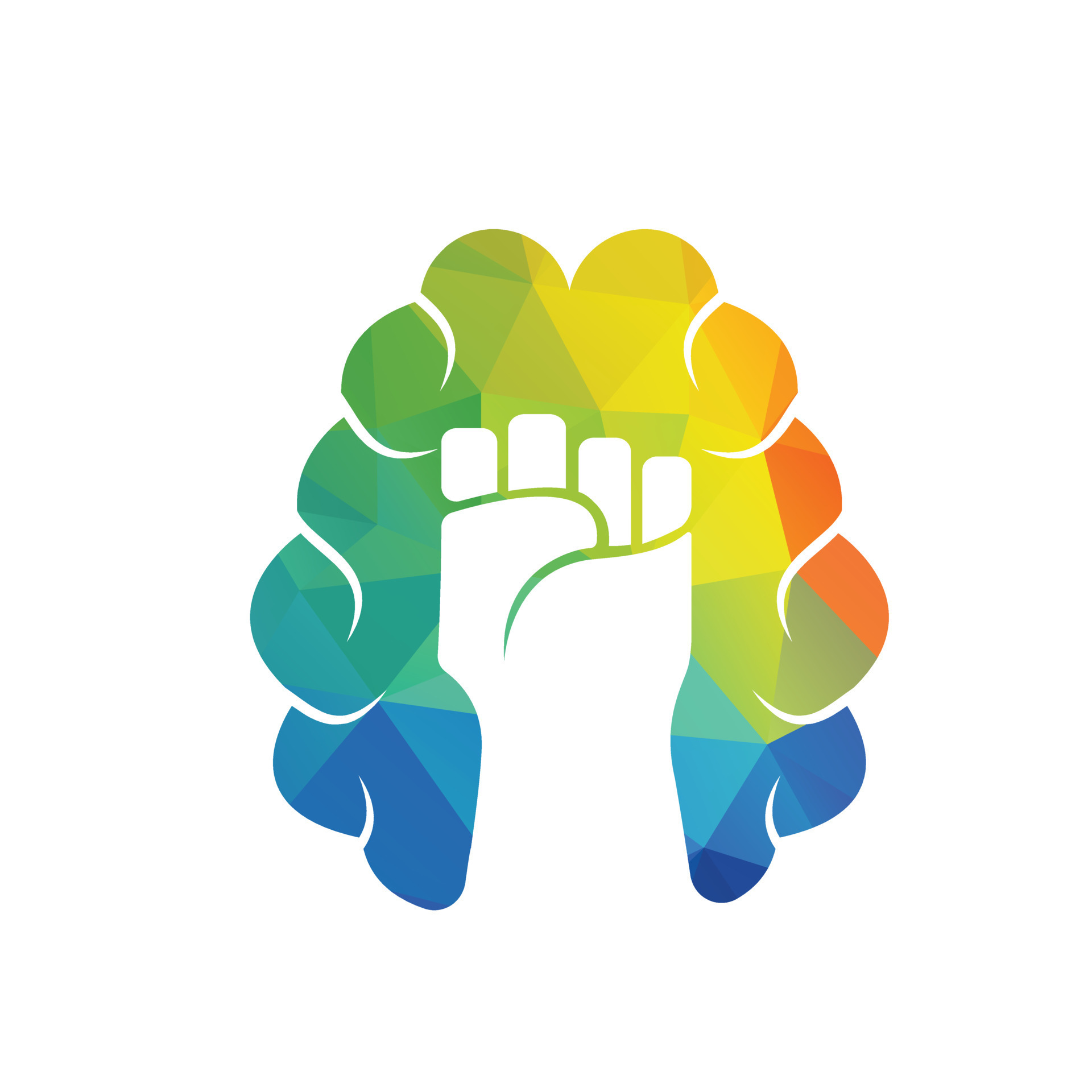 Brain Fist Vector Logo Design Intellect Power Logo Extreme Intelligence Concept 14928477