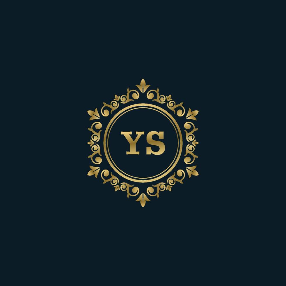 Letter YS logo with Luxury Gold template. Elegance logo vector template. 14928897 Vector Art at ...