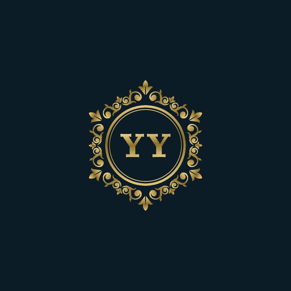 Letter YY logo with Luxury Gold template. Elegance logo vector template. 14928958 Vector Art at ...