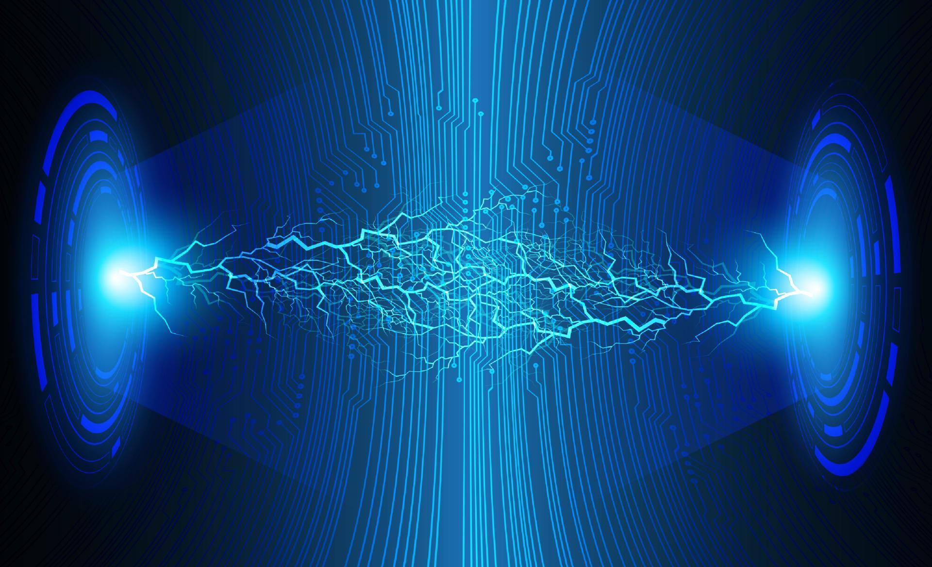 Modern Blue Technology Background 14930607 Vector Art at Vecteezy