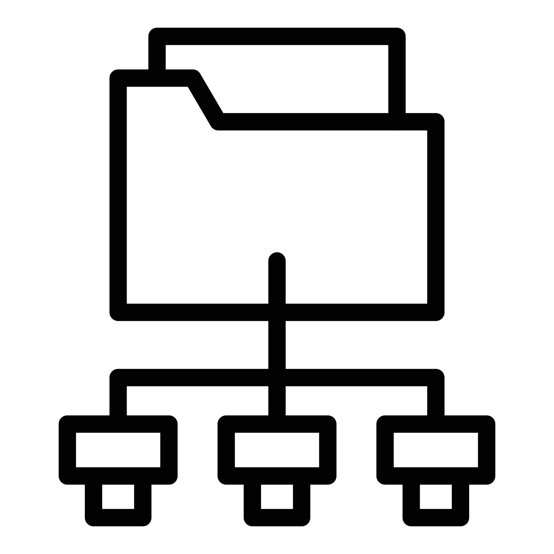 Folder Software Icon Outline Vector Web Application 14932783 Vector Art At Vecteezy