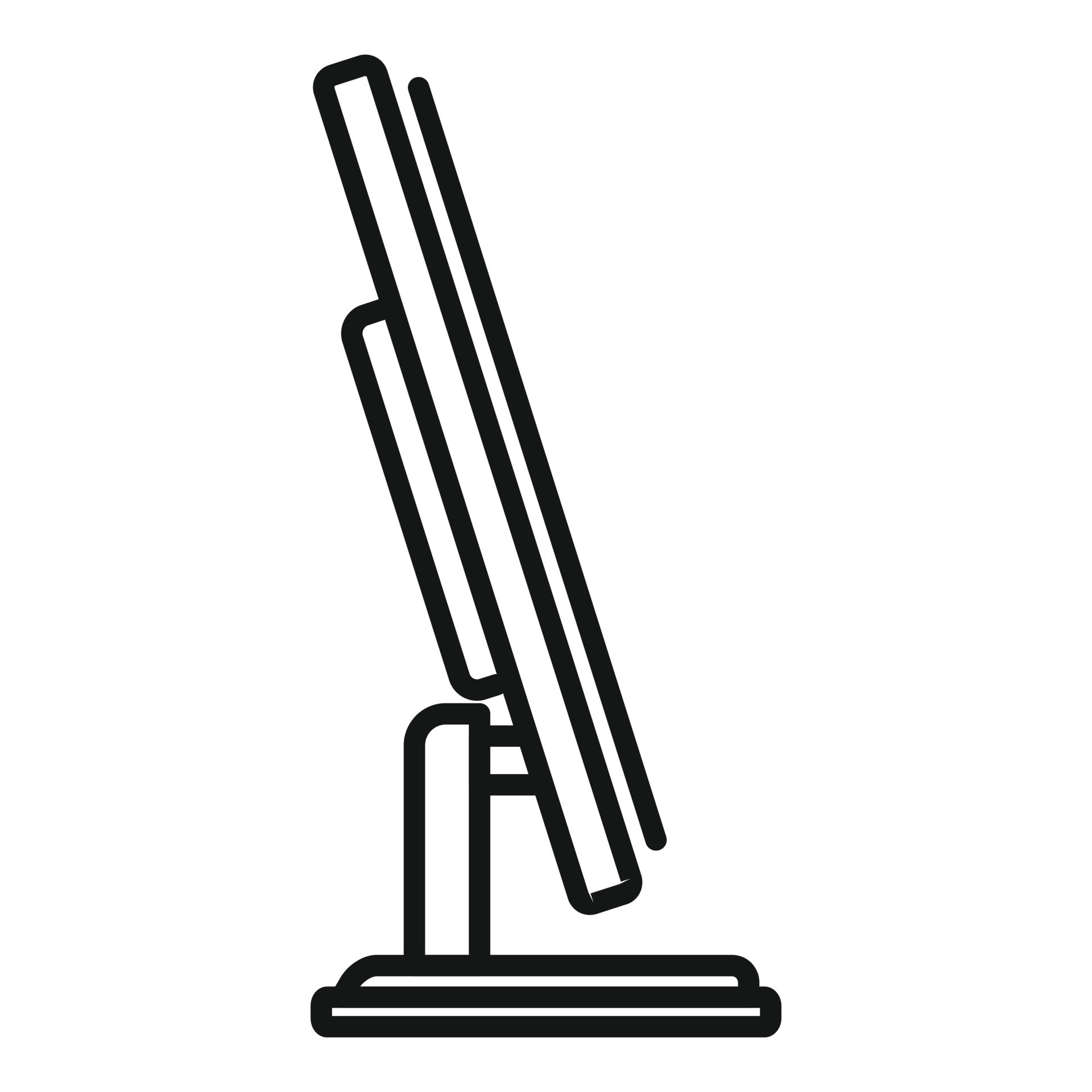 Computer monitor icon outline vector. Screen pc 14934108 Vector Art at ...