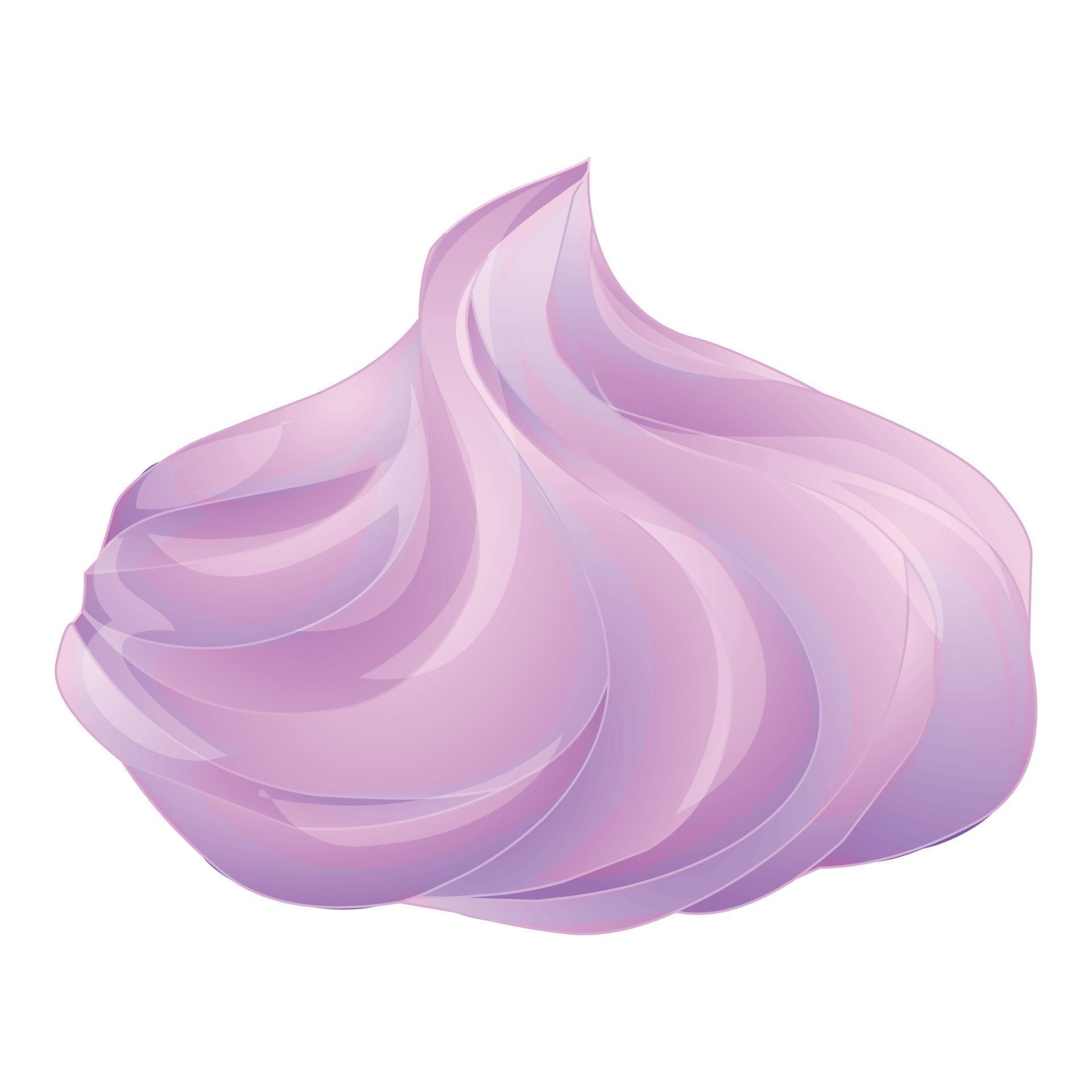 Creme Meringue Icon Cartoon Vector Cream Cake 14935366 Vector Art At