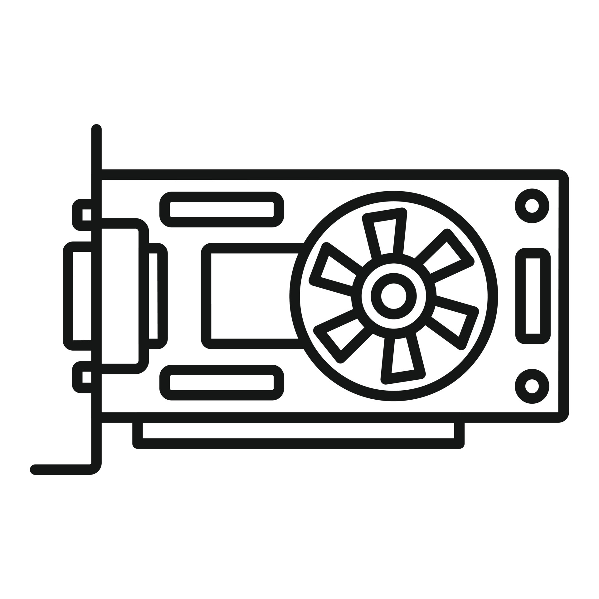 Video card chip icon outline vector. Computer gpu 14935660 Vector Art ... Video card chip icon outline vector. Computer gpu 14935660 Vector Art ...