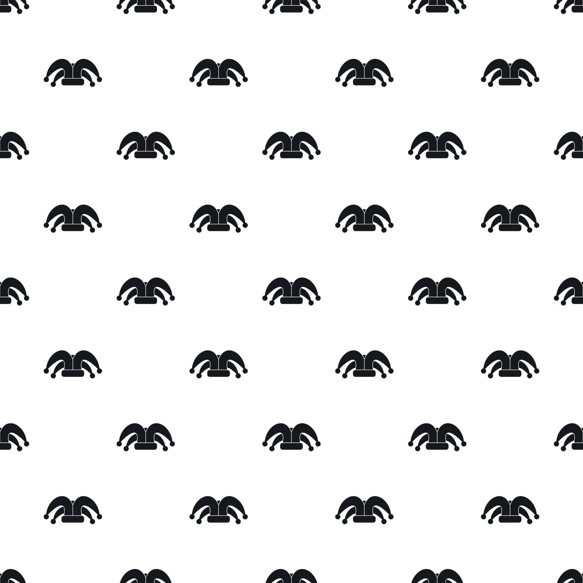Jester hat pattern, simple style 14935939 Vector Art at Vecteezy