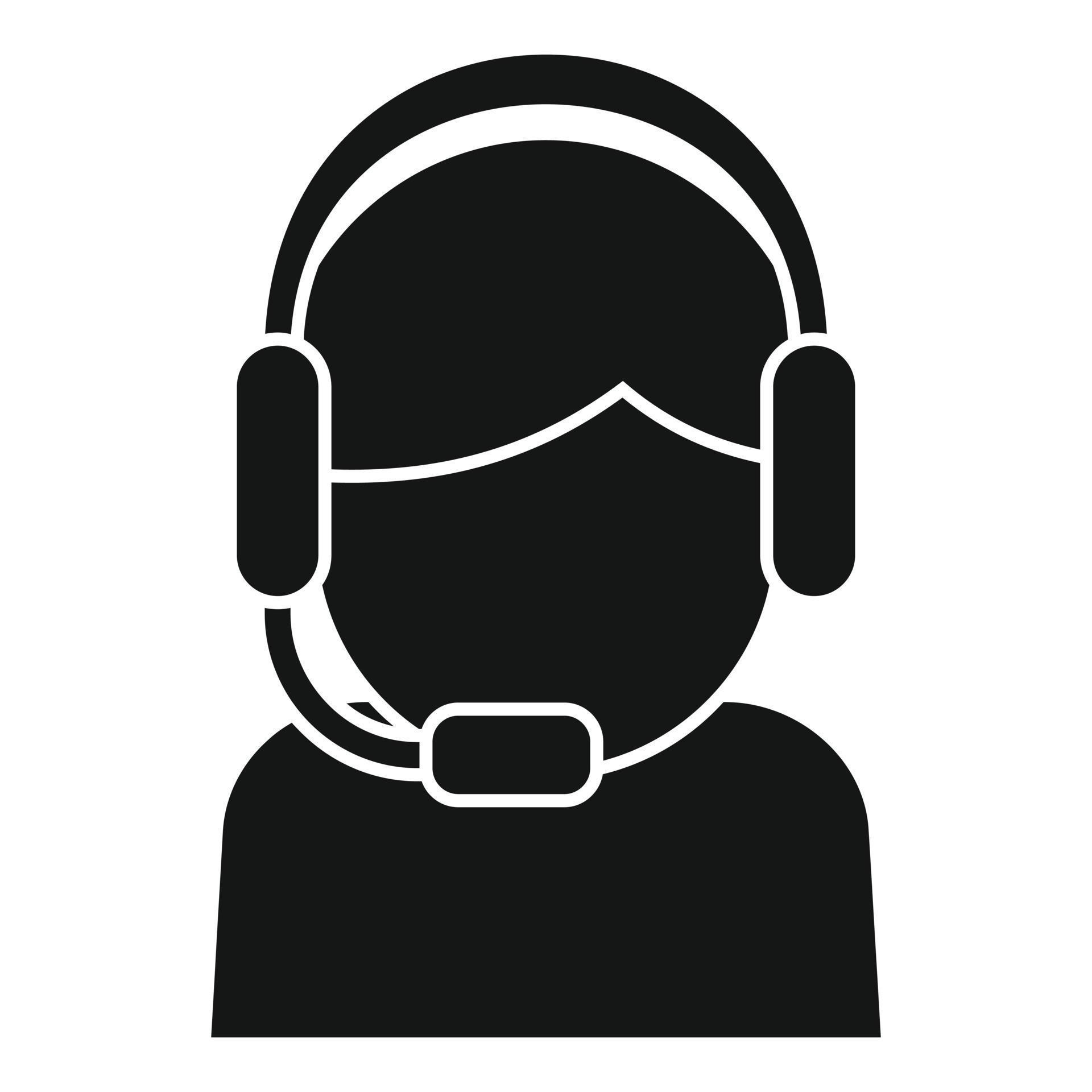 Call center customer icon simple vector. Platform system 14936757 ...
