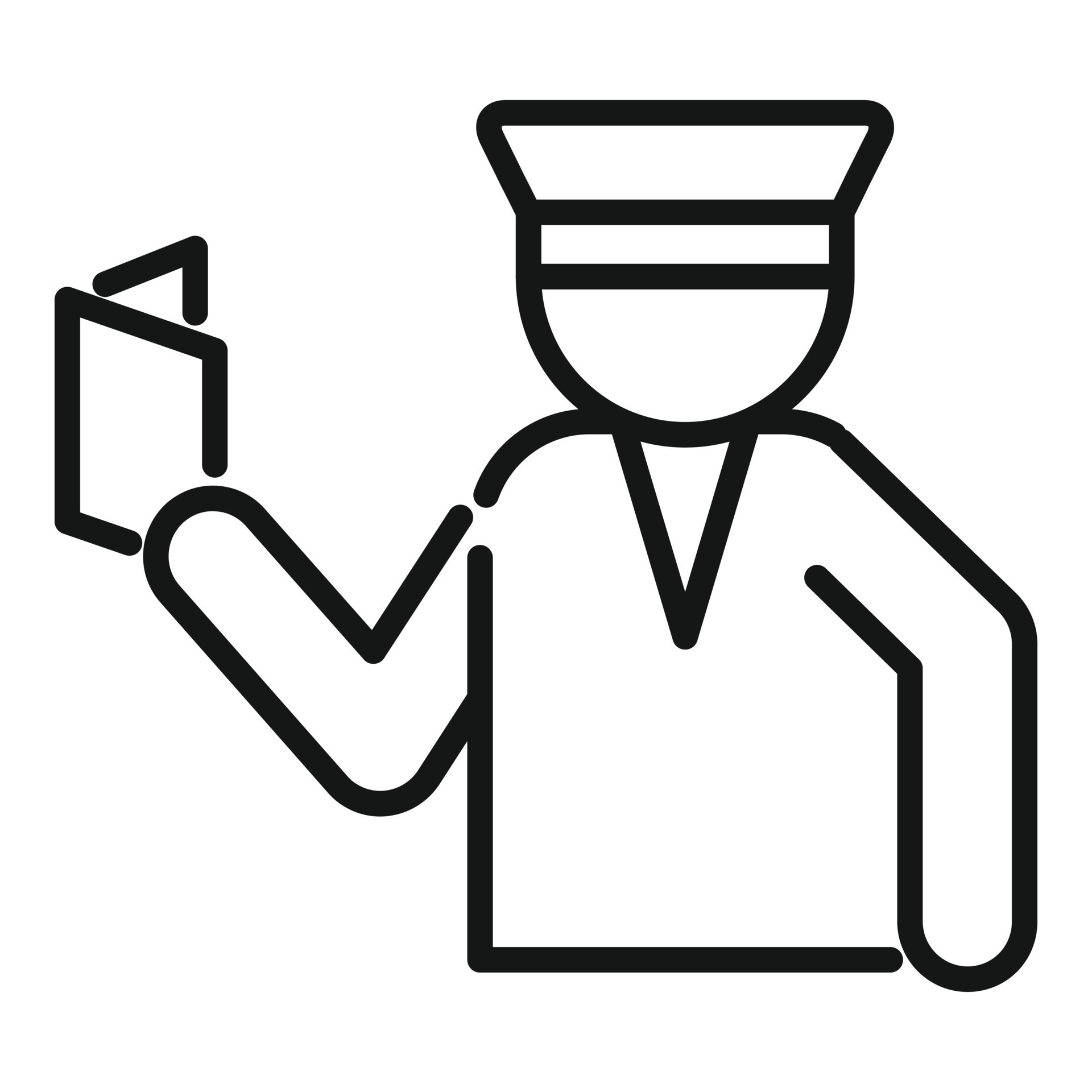 Passport Check Man Icon Outline Vector Airplane Passenger 14936985 Vector Art At Vecteezy