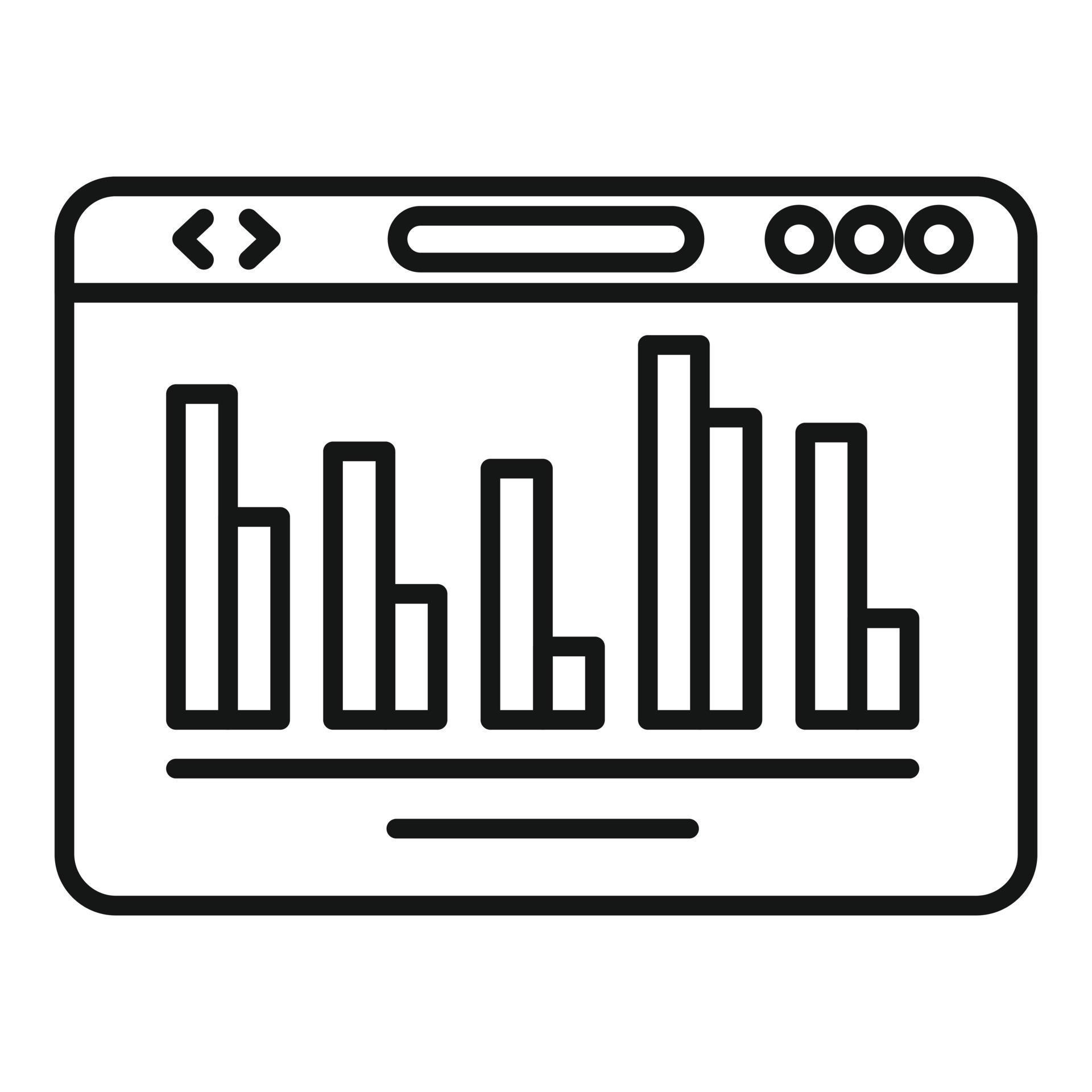 Browser dialog icon outline vector. Web screen 14937499 Vector Art at ...