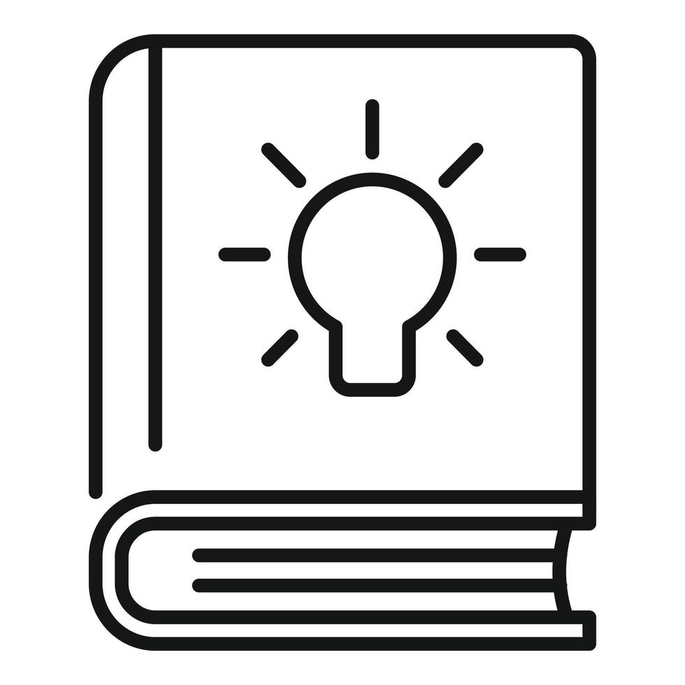 Book Idea Icon Outline Vector Business Solution 14937858 Vector Art At