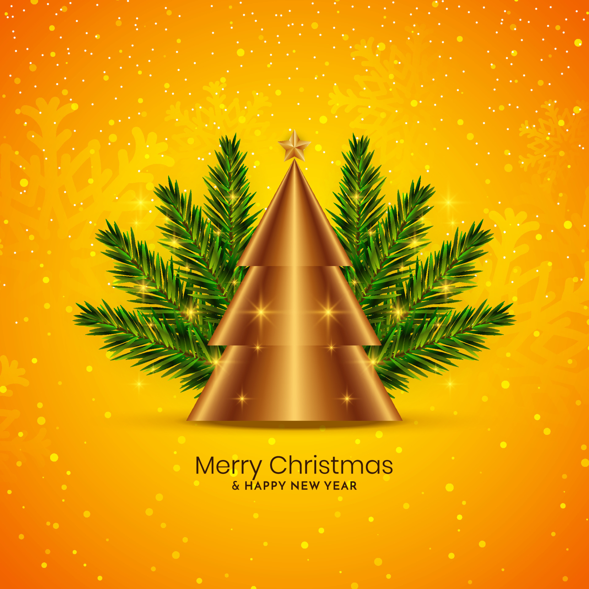 Merry Christmas festival bright yellow background design 14946122 ... Merry Christmas festival bright yellow background design 14946122 ...