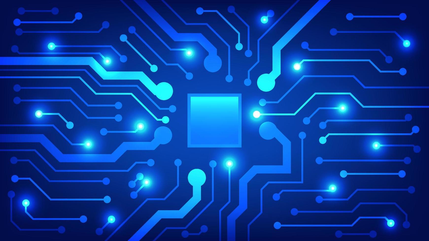 placa de circuito digital de alta tecnología. ai pad y líneas ... placa de circuito digital de alta tecnología. ai pad y líneas ...