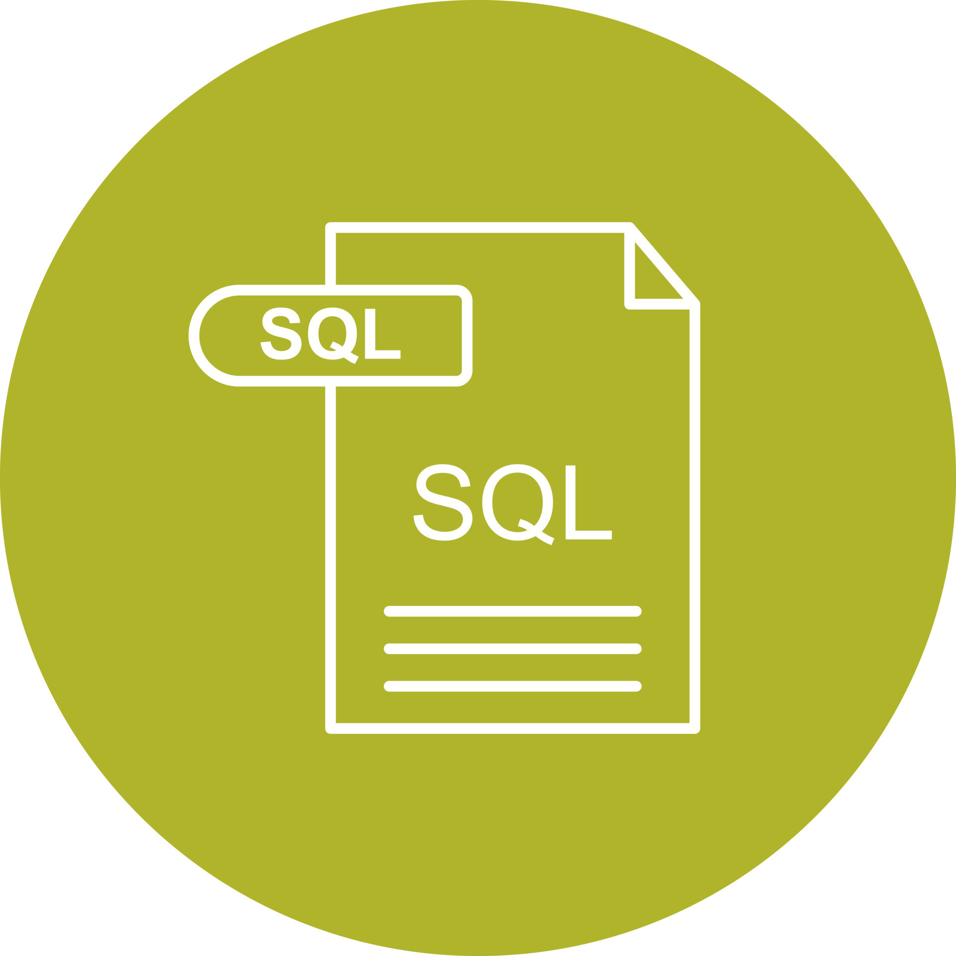 Sql Vector Icon 14951618 Vector Art At Vecteezy