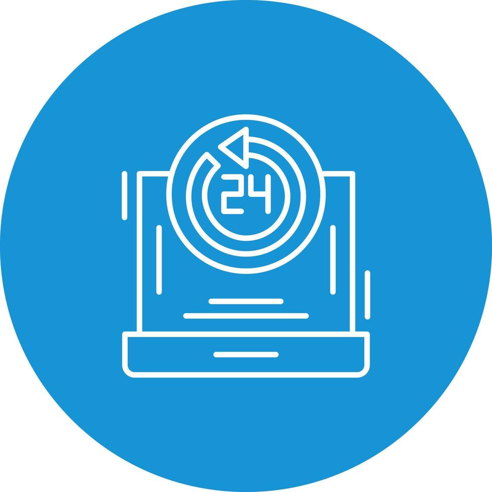 icono de vector de soporte 24h 14955793 Vector en Vecteezy