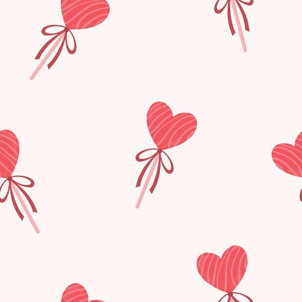 A pattern of candy hearts on a stick. Candy heart pattern. Pattern for ...