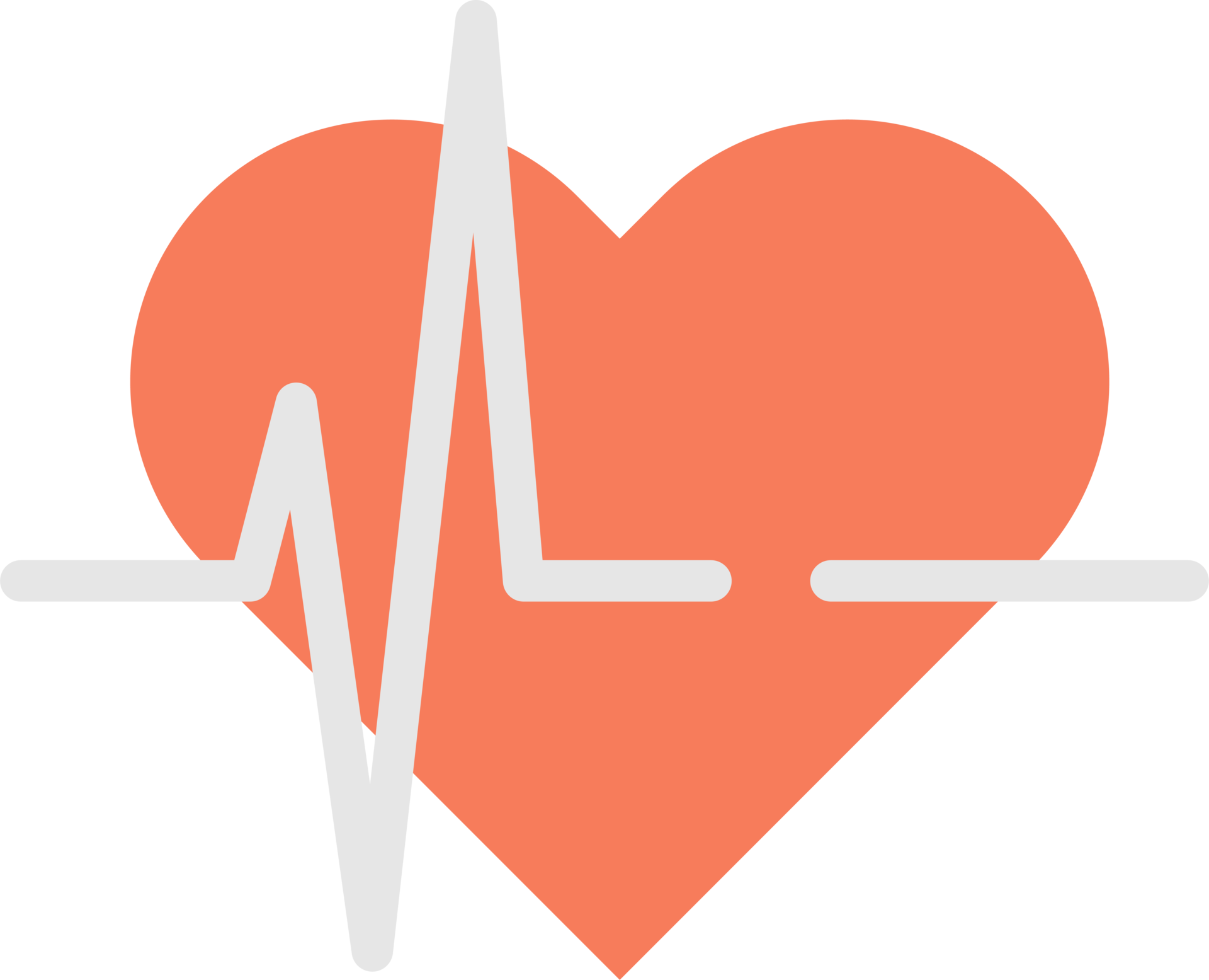 ilustración de corazón y pulso en estilo minimalista 14966713 PNG