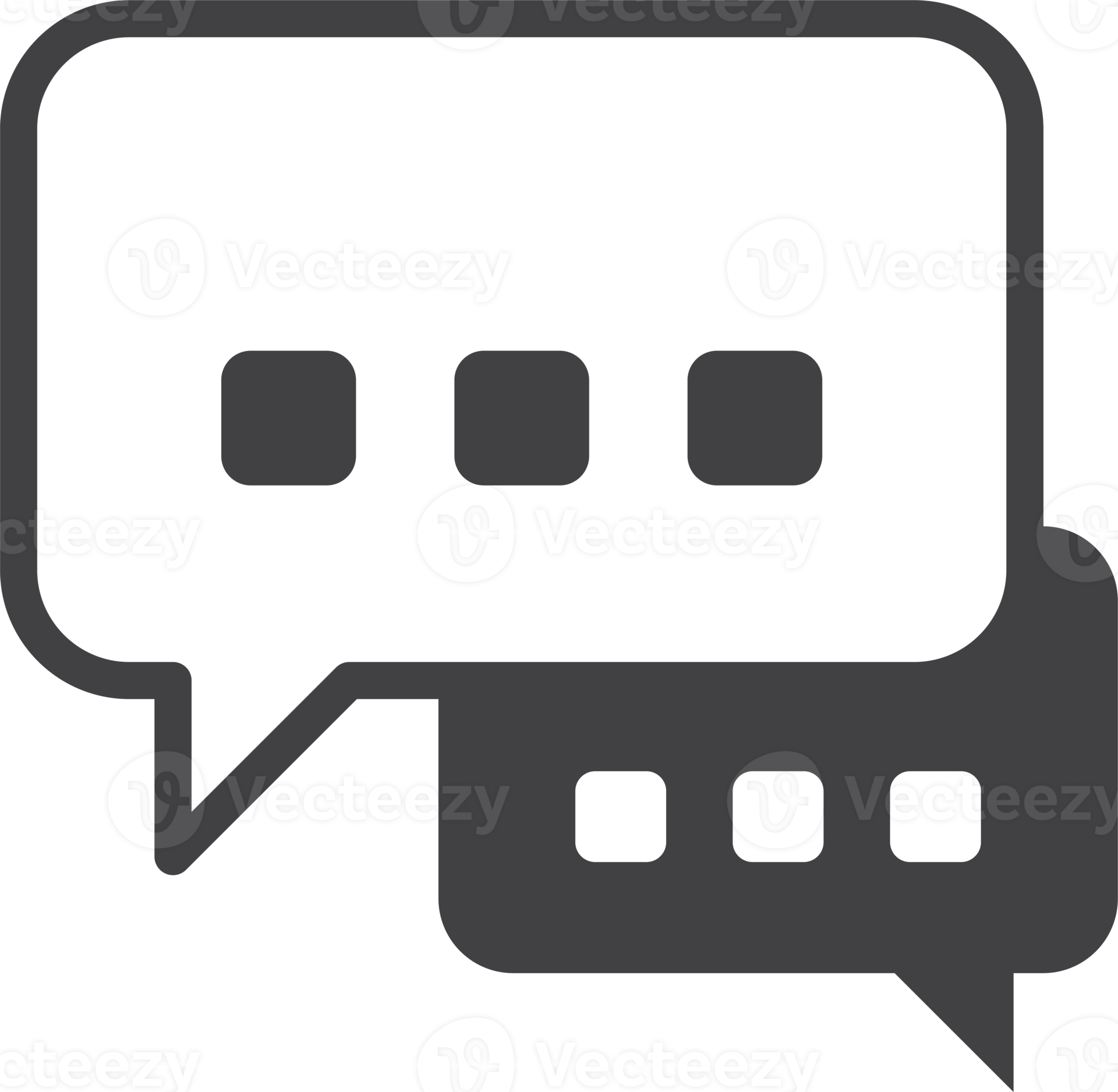 Message Boxes And Chats Illustration In Minimal Style 14966875 Png