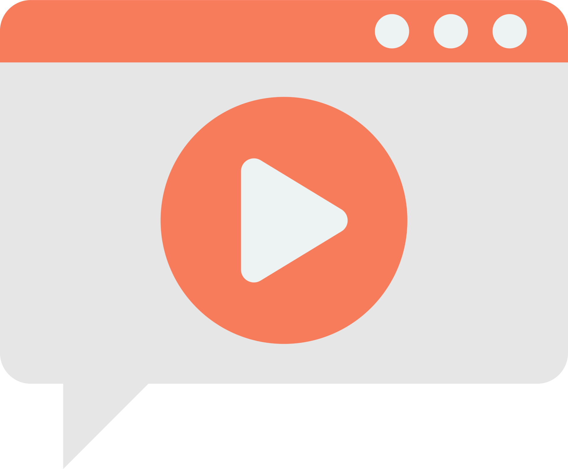 play button and text box illustration in minimal style 14966883 PNG