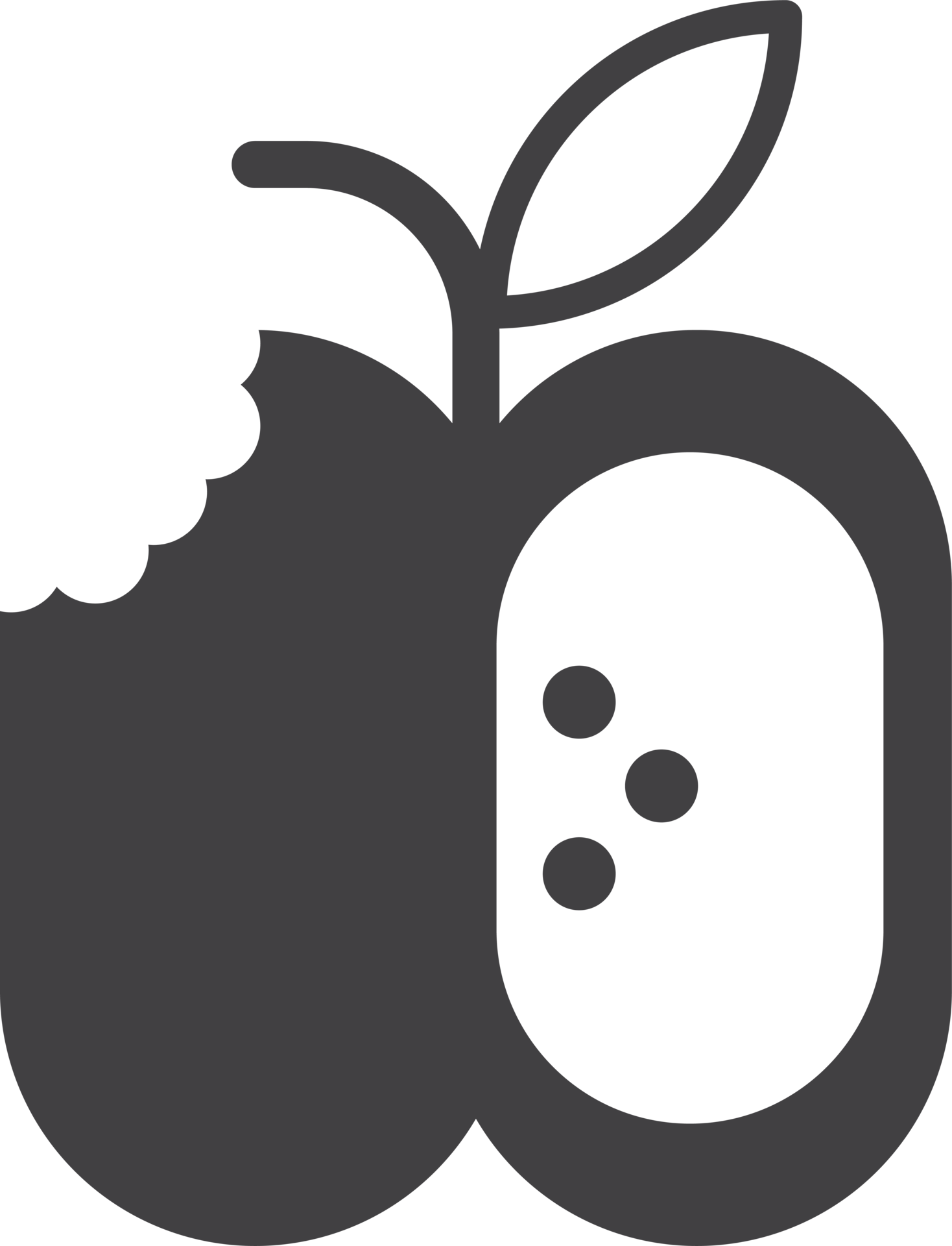 Bitten Apple Illustration In Minimal Style 14966905 Png