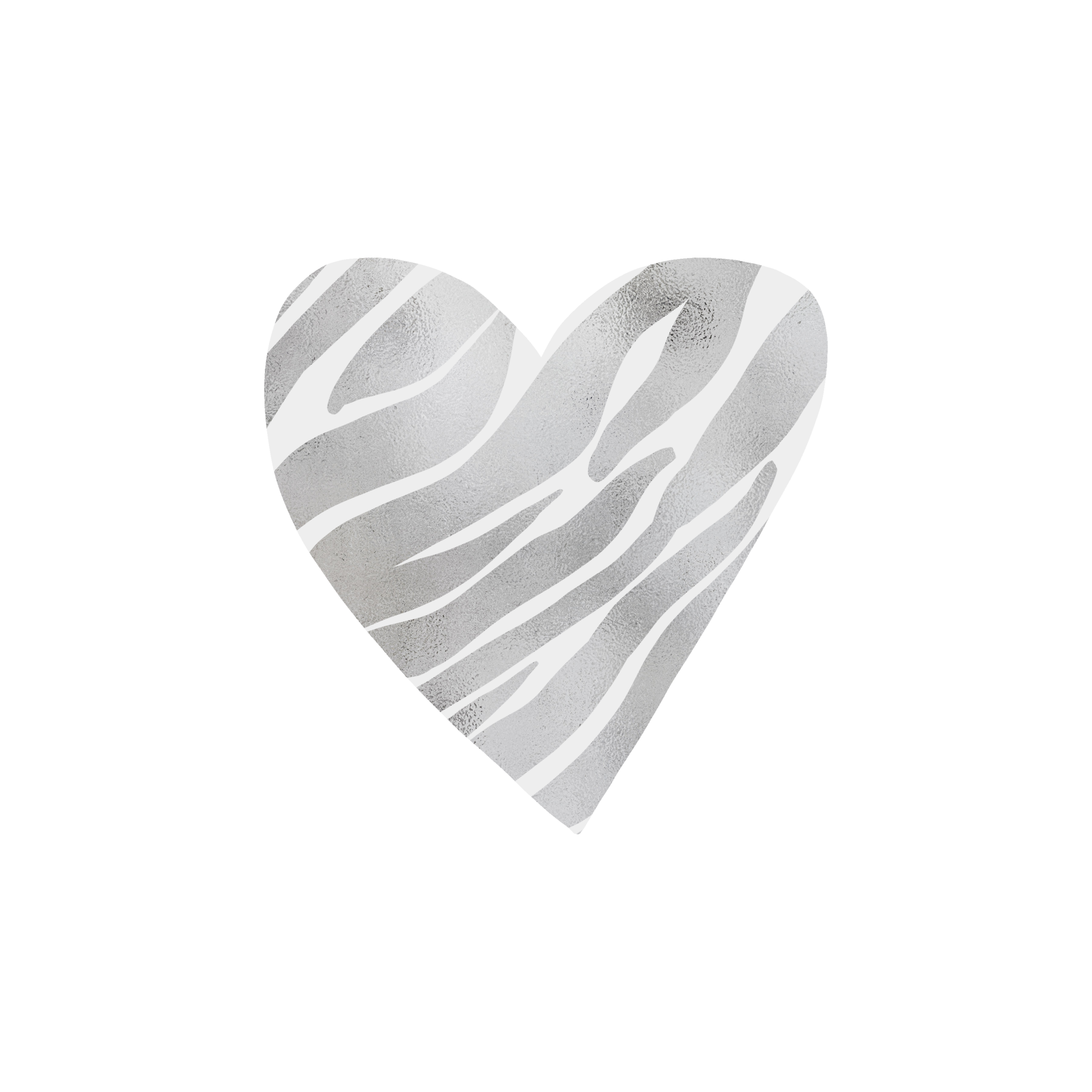 Silver Zebra Pattern Heart 14968424 PNG Silver Zebra Pattern Heart 14968424 PNG