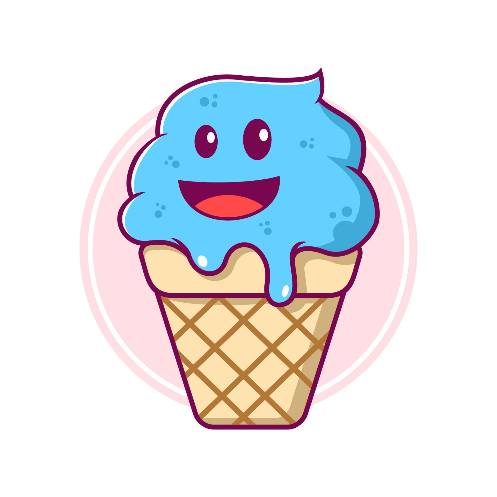 Ice cream logo template, Hand drawn cute ice cream 14969120 Vector Art ... Ice cream logo template, Hand drawn cute ice cream 14969120 Vector Art ...