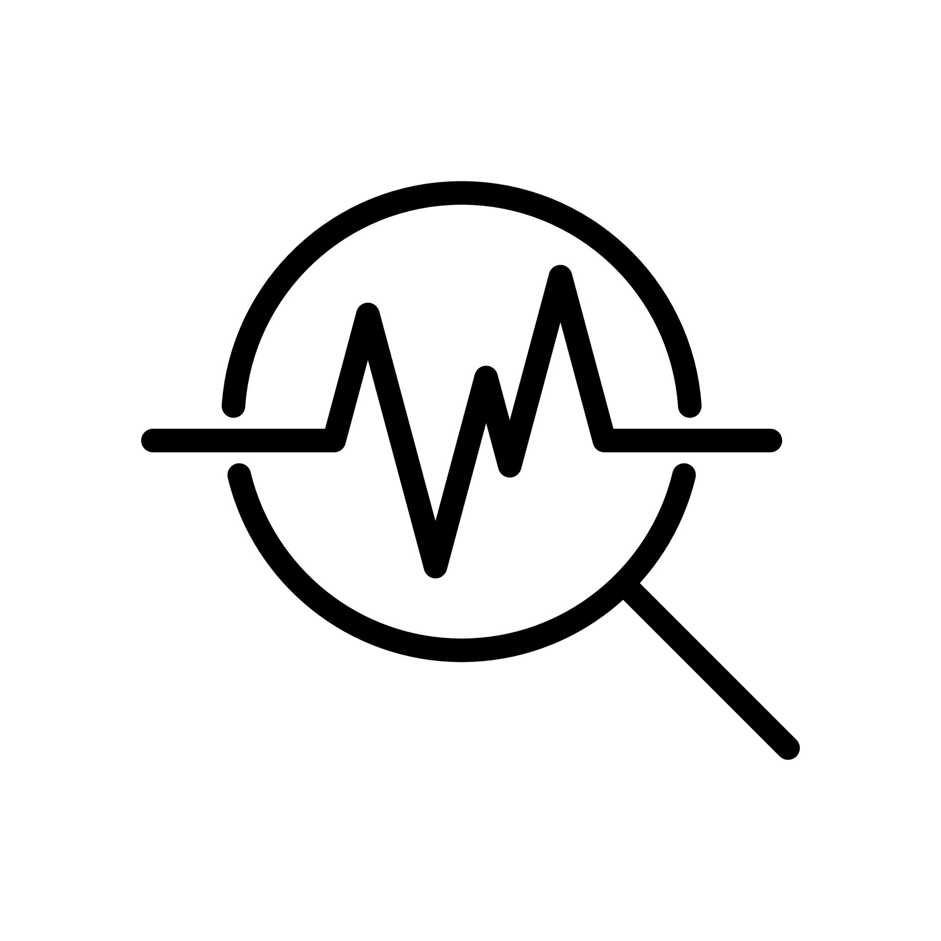 Data Analysis Icon In Line Style Design Isolated On White Background