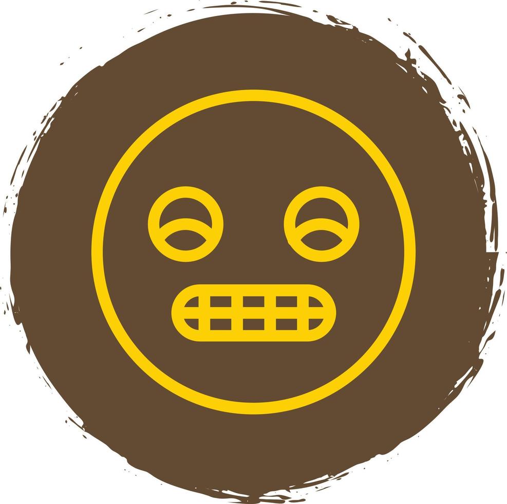 Grimace Vector Icon Design 14969475 Vector Art At Vecteezy