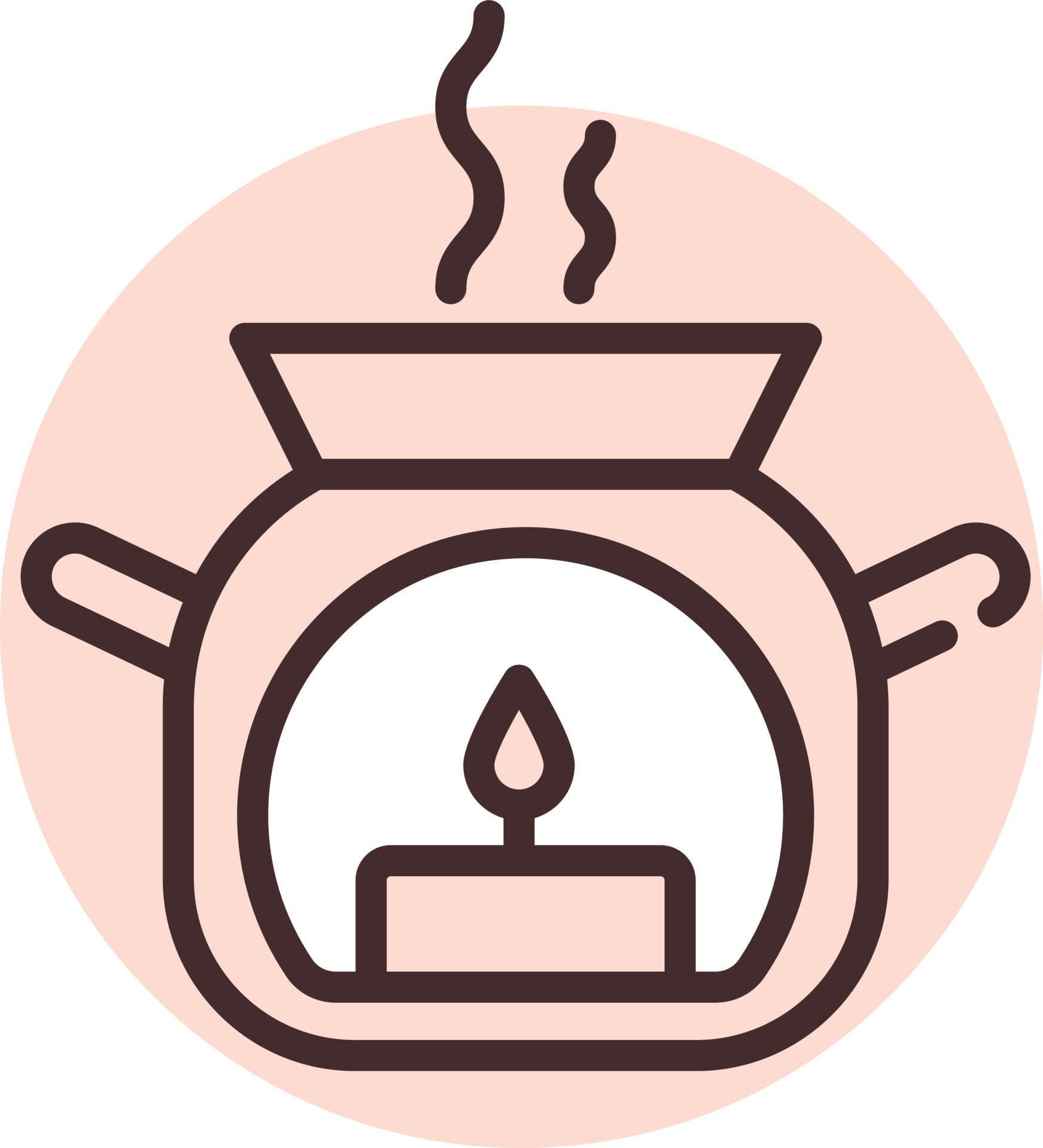 Beauty Spa Icon Vector On White Background 14970506 Vector Art At