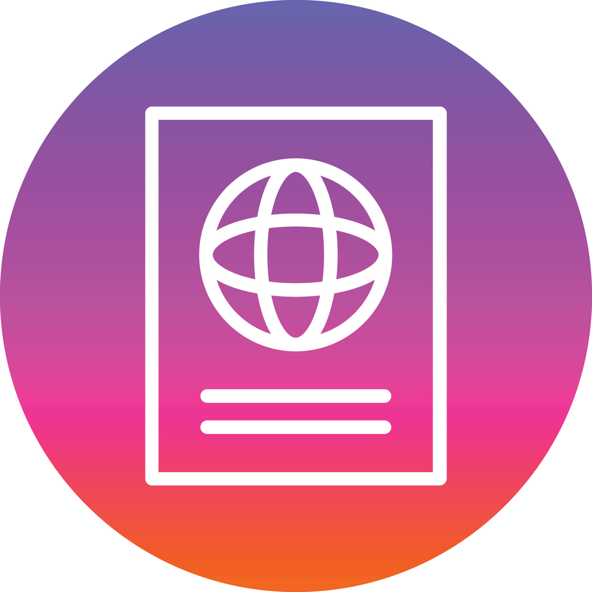 Passport Vector Icon Design 14970608 Vector Art At Vecteezy