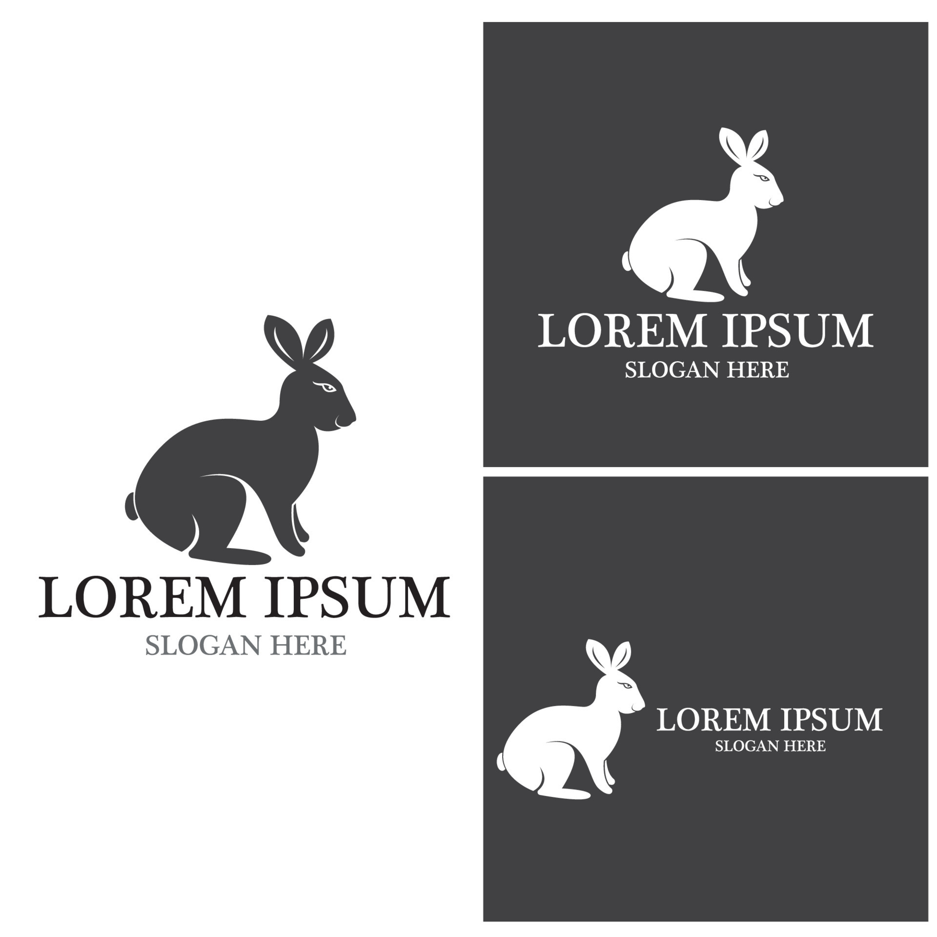 Rabbit vector icon illustration design 14971561 Vector Art at Vecteezy