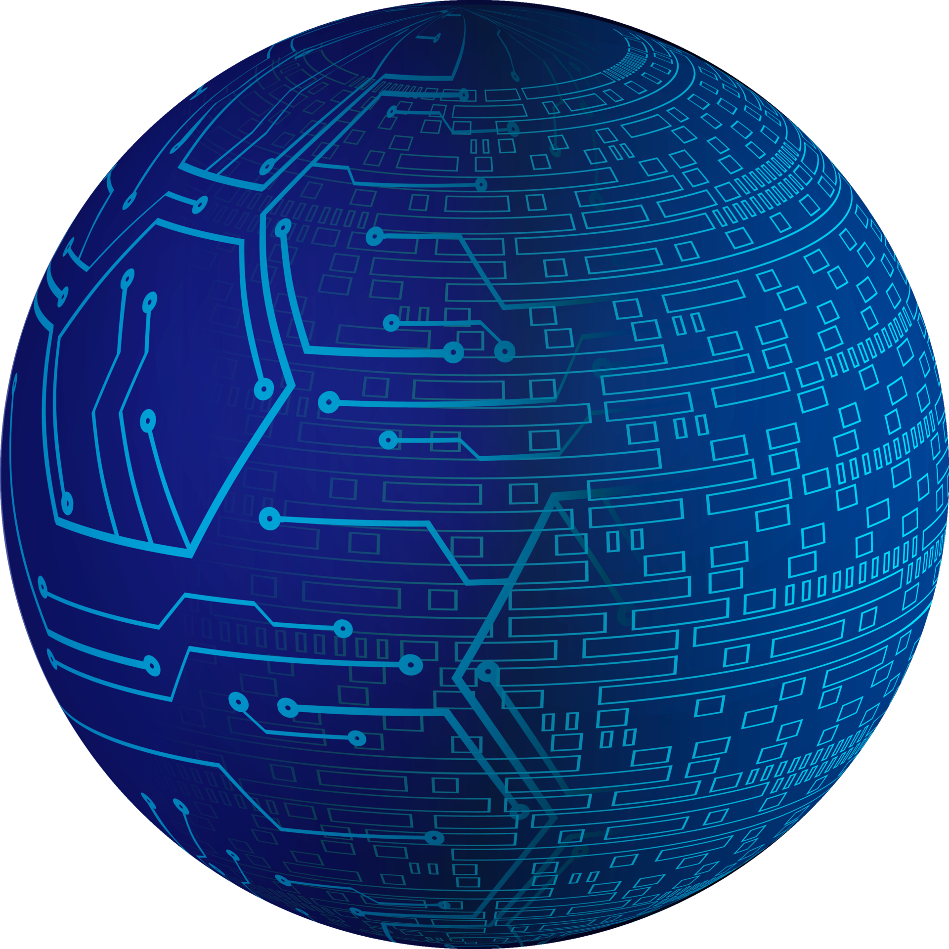 Modern Technology Data Globe Crop-out 14974471 PNG