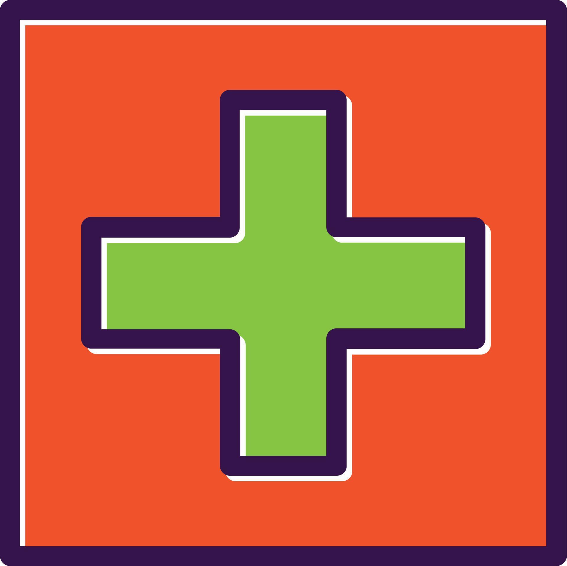 Plus Square Vector Icon Design 14975774 Vector Art At Vecteezy