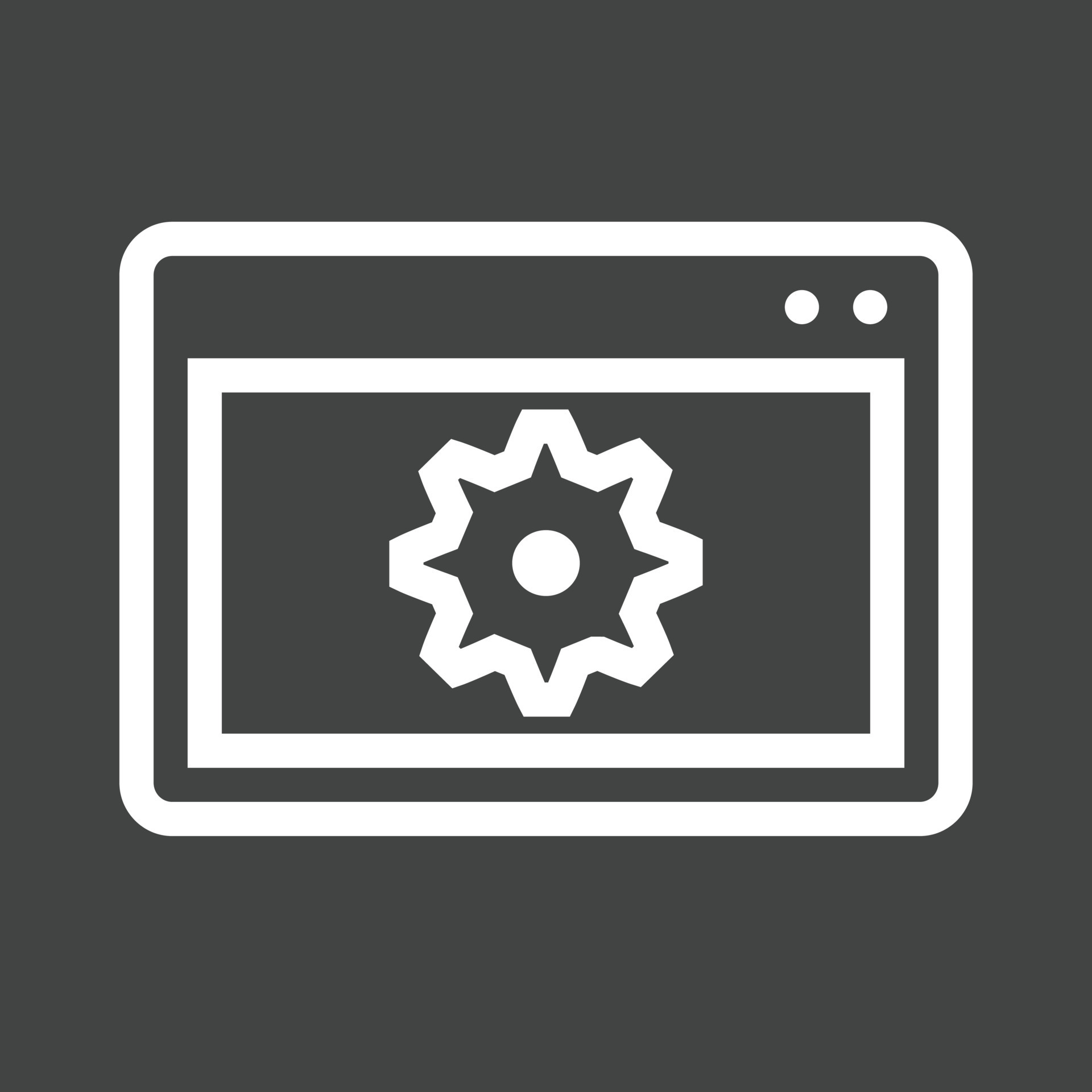 Application Line Inverted Icon 14982833 Vector Art at Vecteezy